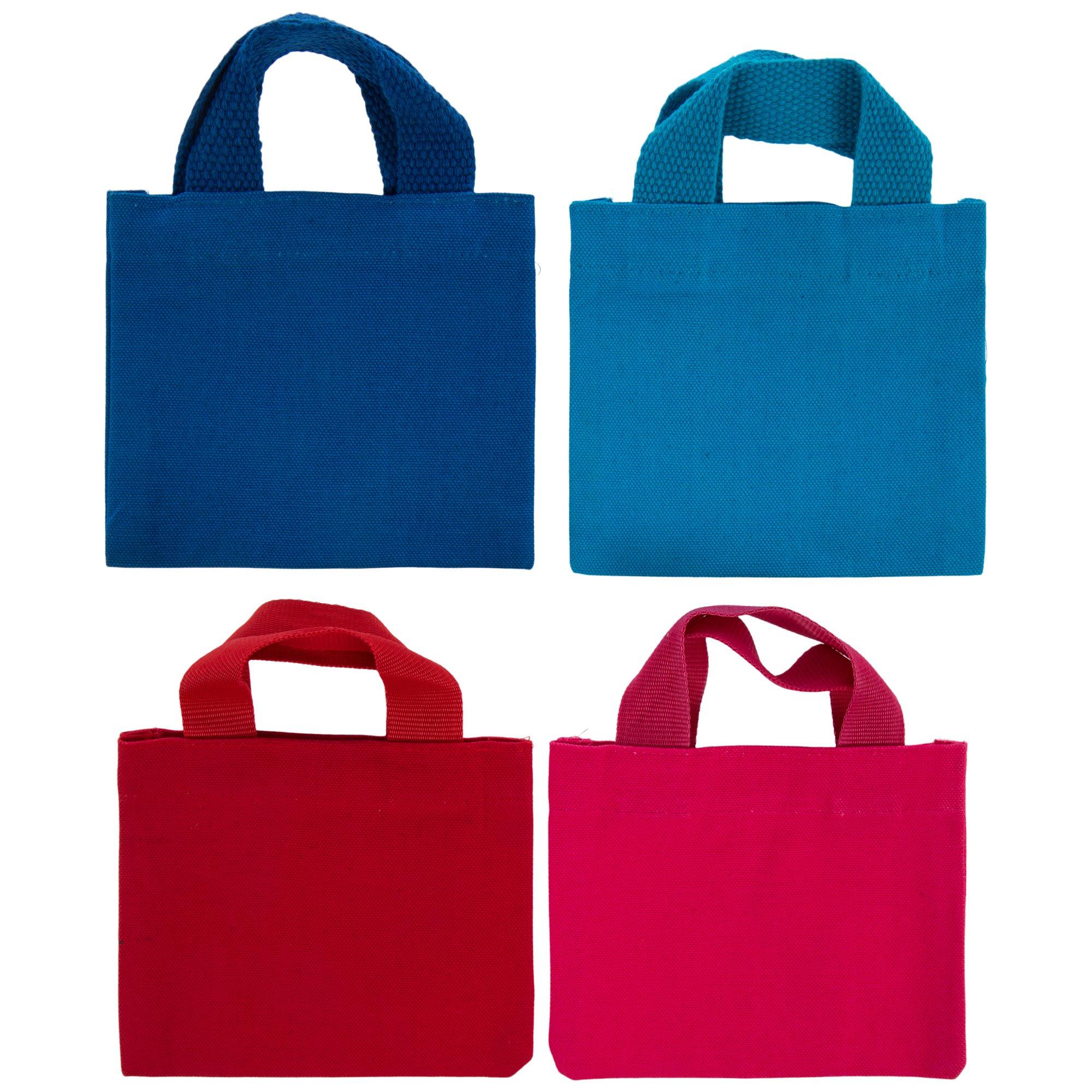 Mini Woven Canvas Tote Bags | Hobby Lobby | 1765866