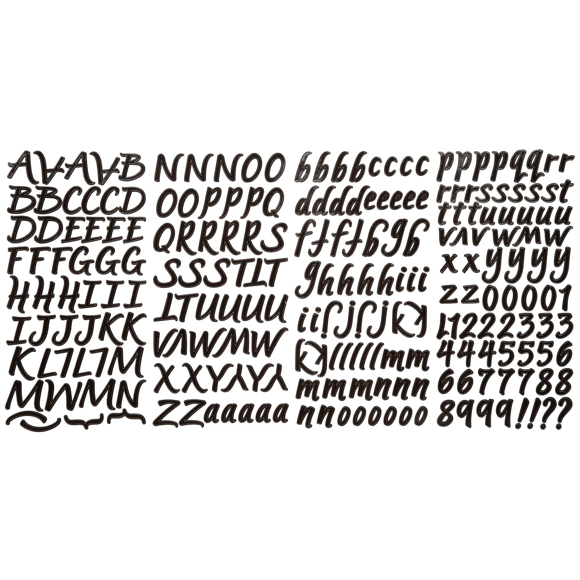 Brush Alphabet Stickers | Hobby Lobby | 176610