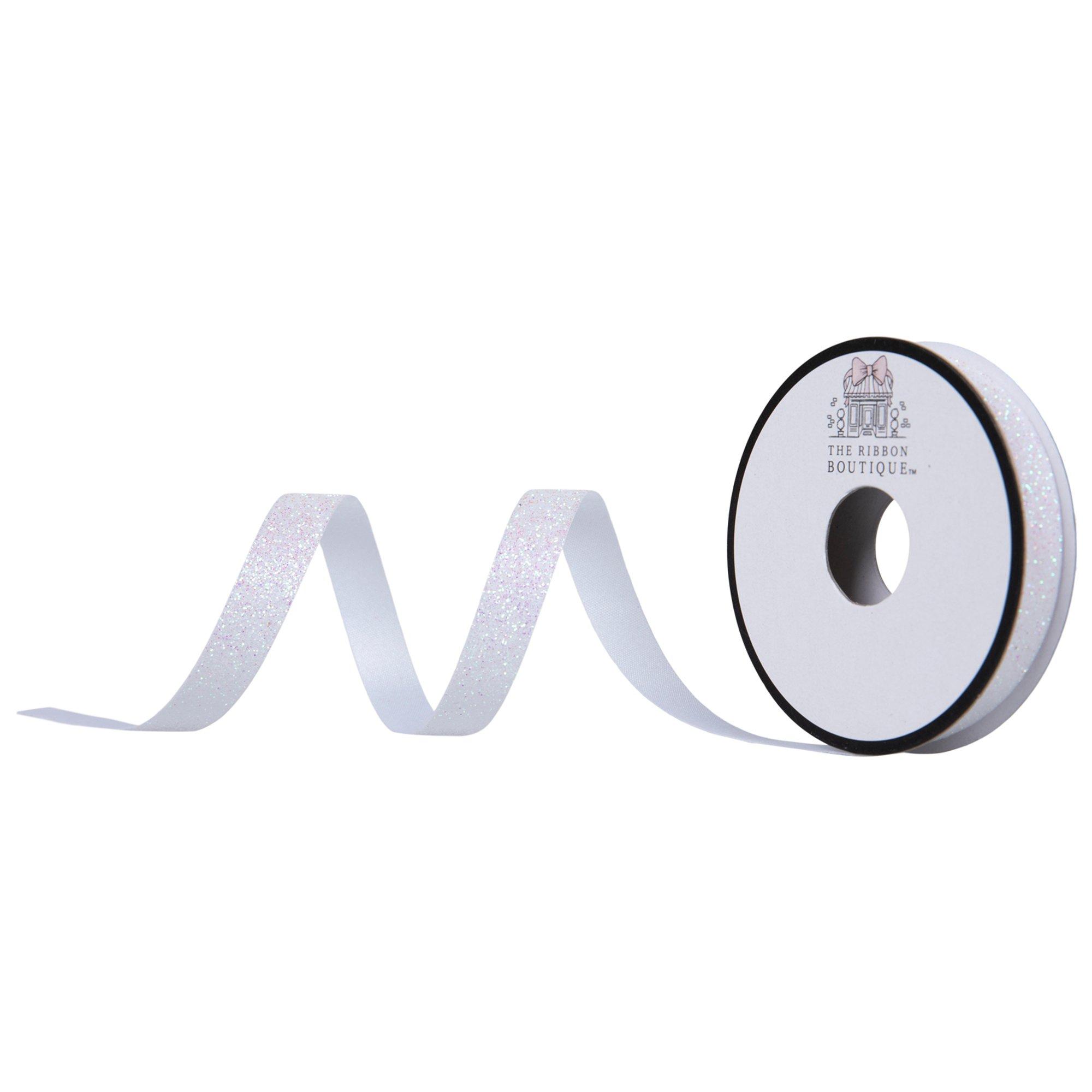 Glitter Cut Edge Ribbon - 3/8" | Hobby Lobby | 1766369