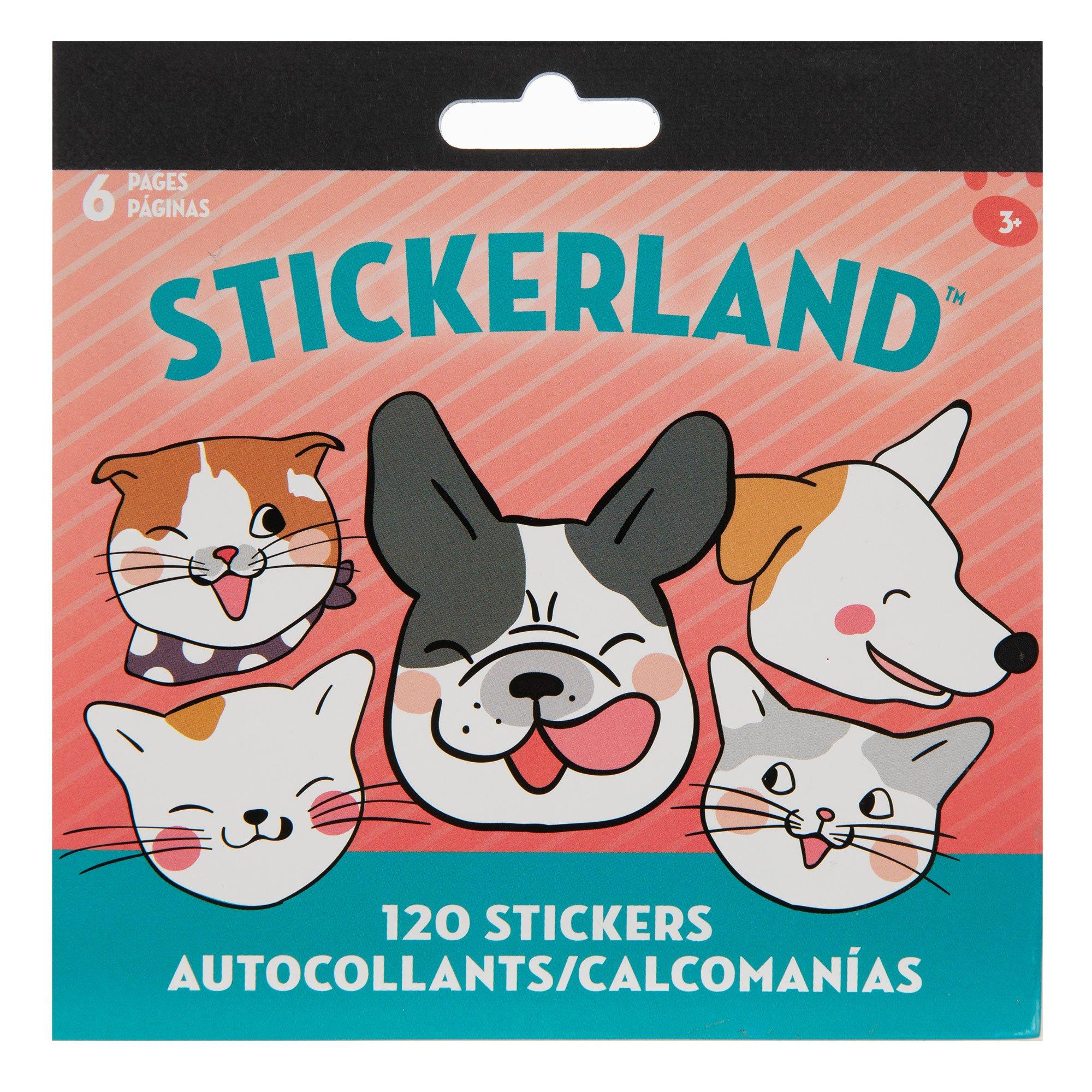 Stickerland Cartoon Cat & Dog Stickers | Hobby Lobby | 1775071