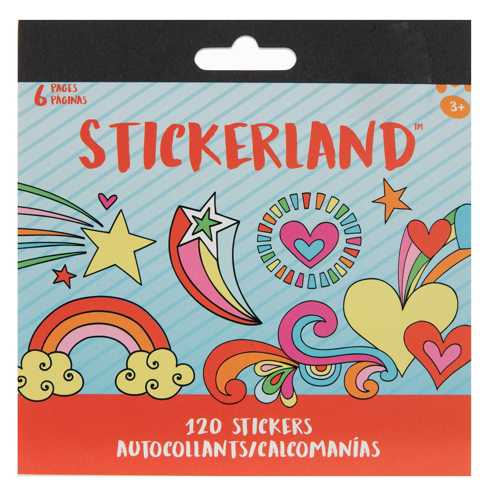 Stickerland Bright Heart & Rainbow Stickers | Hobby Lobby | 1775121