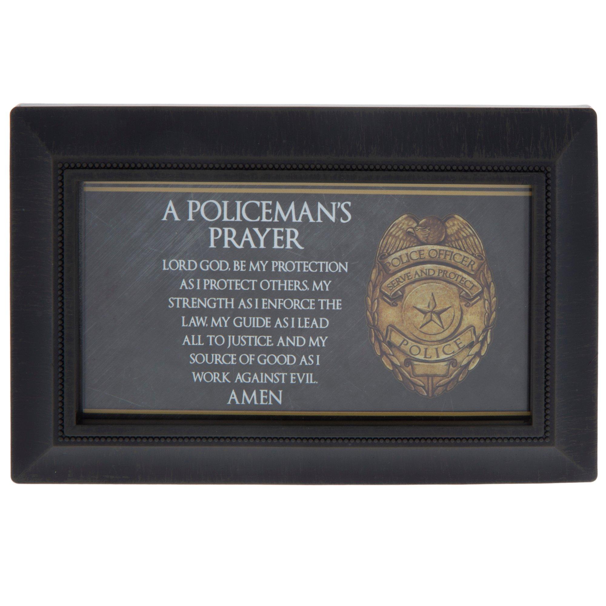 Police Officer Prayer Plaque