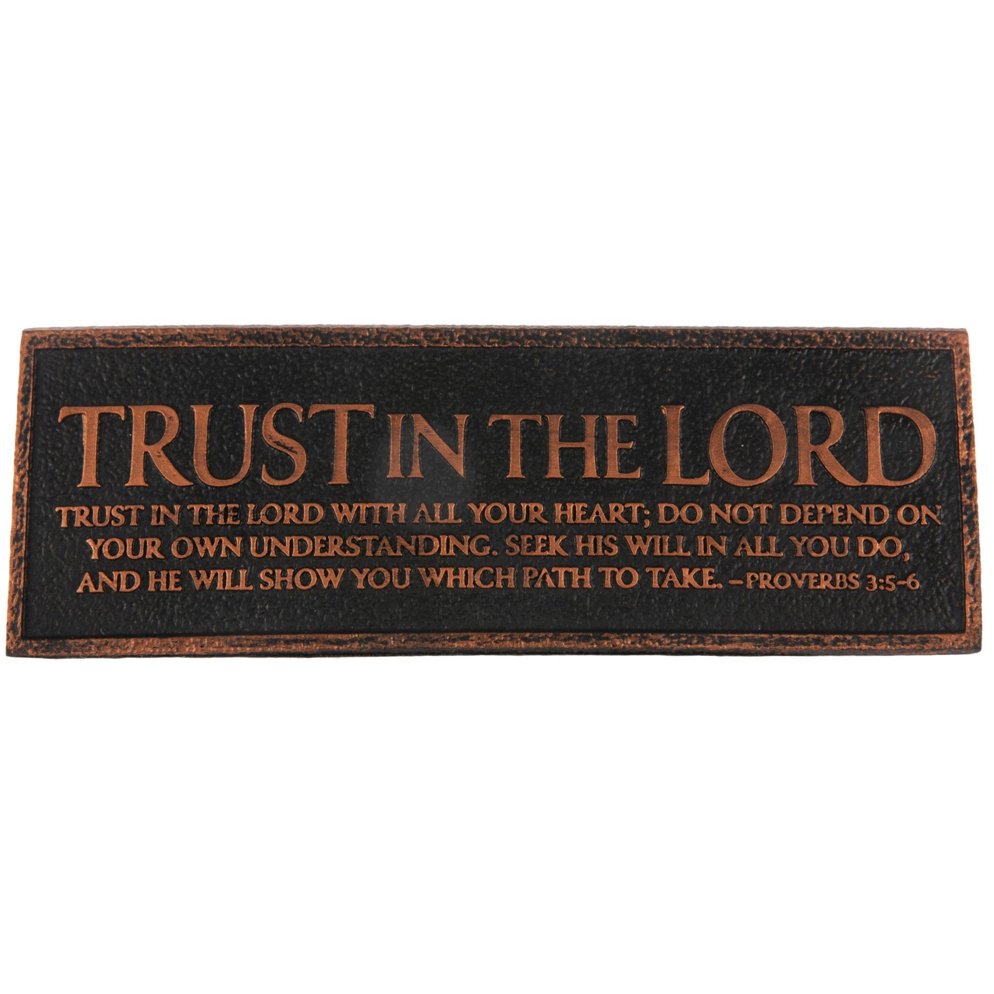 Proverbs 3:5-6 Desk Plate | Hobby Lobby | 1790708
