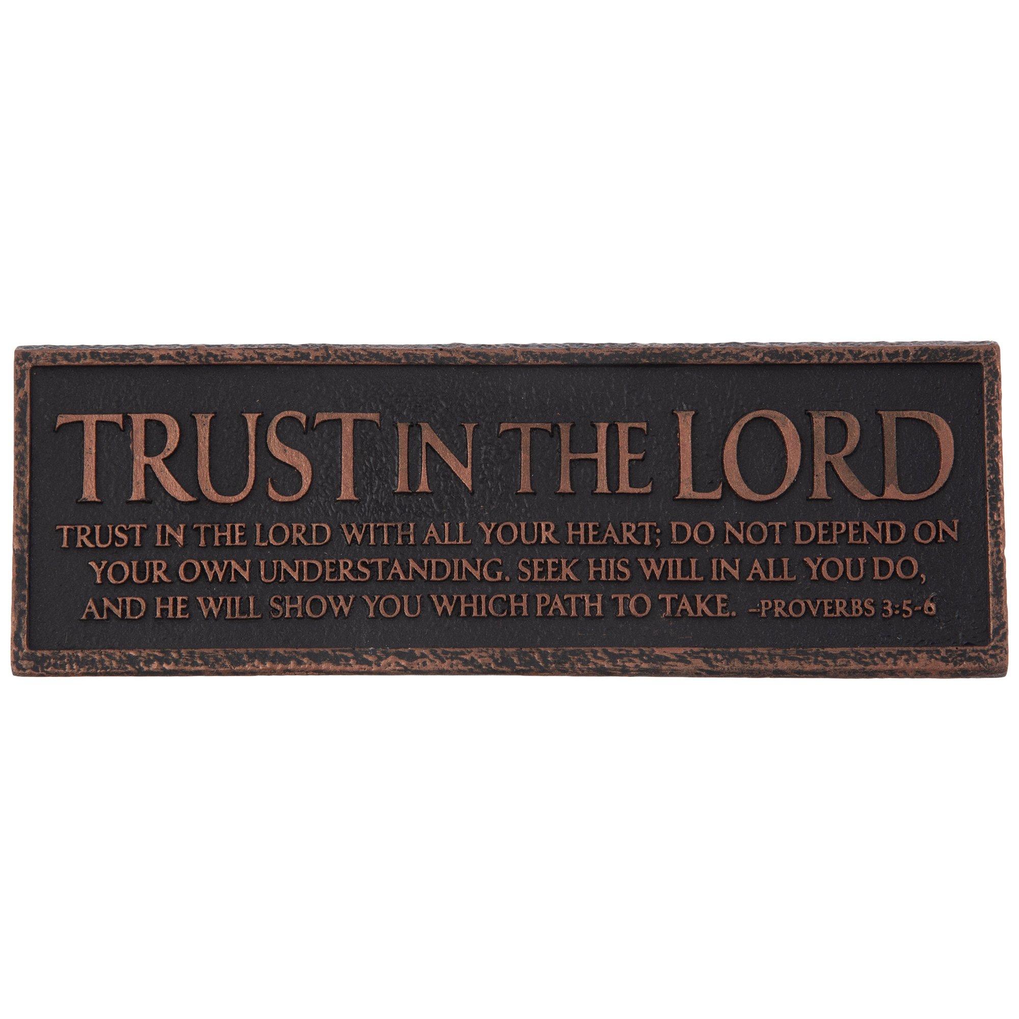 Proverbs 3:5-6 Desk Plate | Hobby Lobby | 1790708