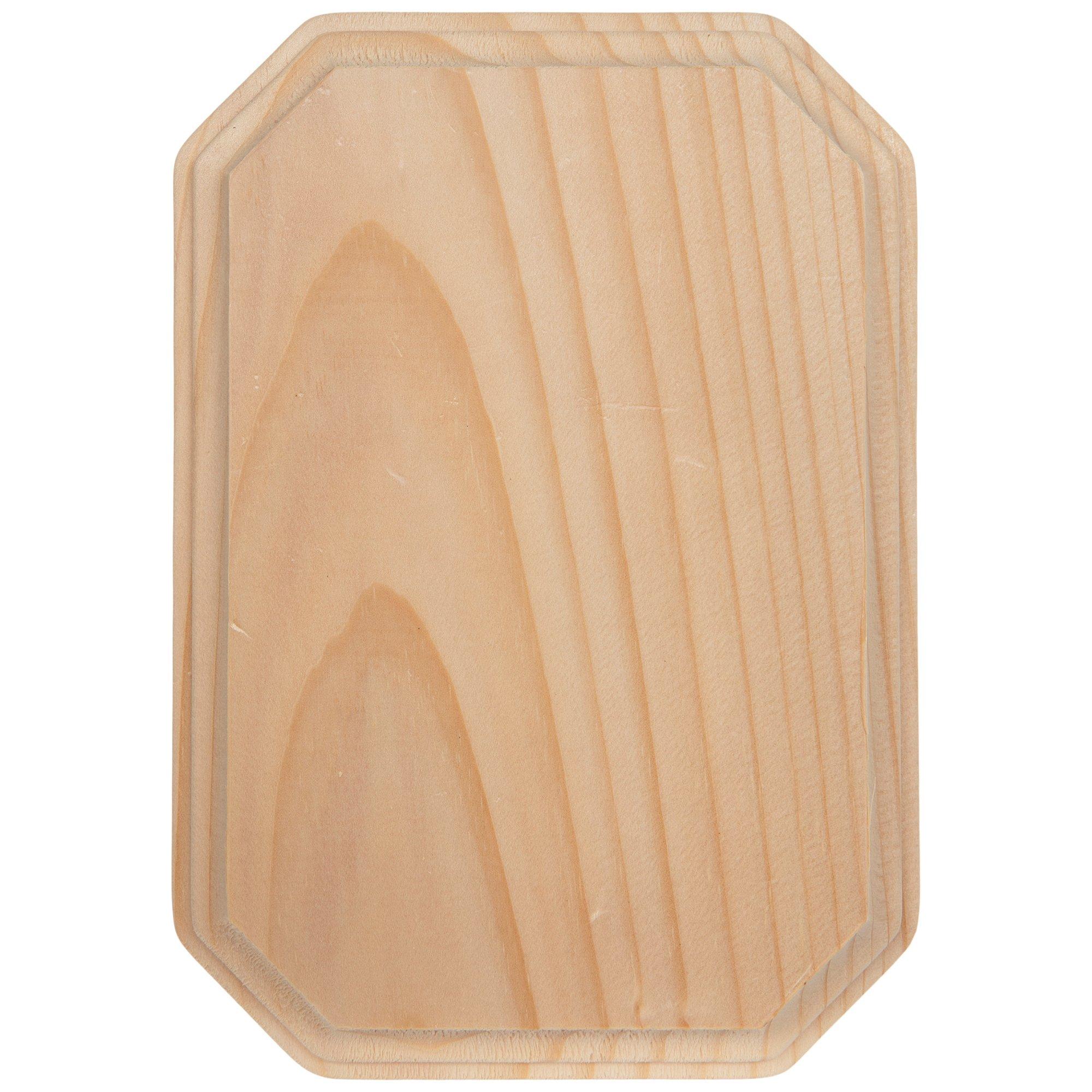Clipped Corner Rectangle Wood Plaques | Hobby Lobby | 179416
