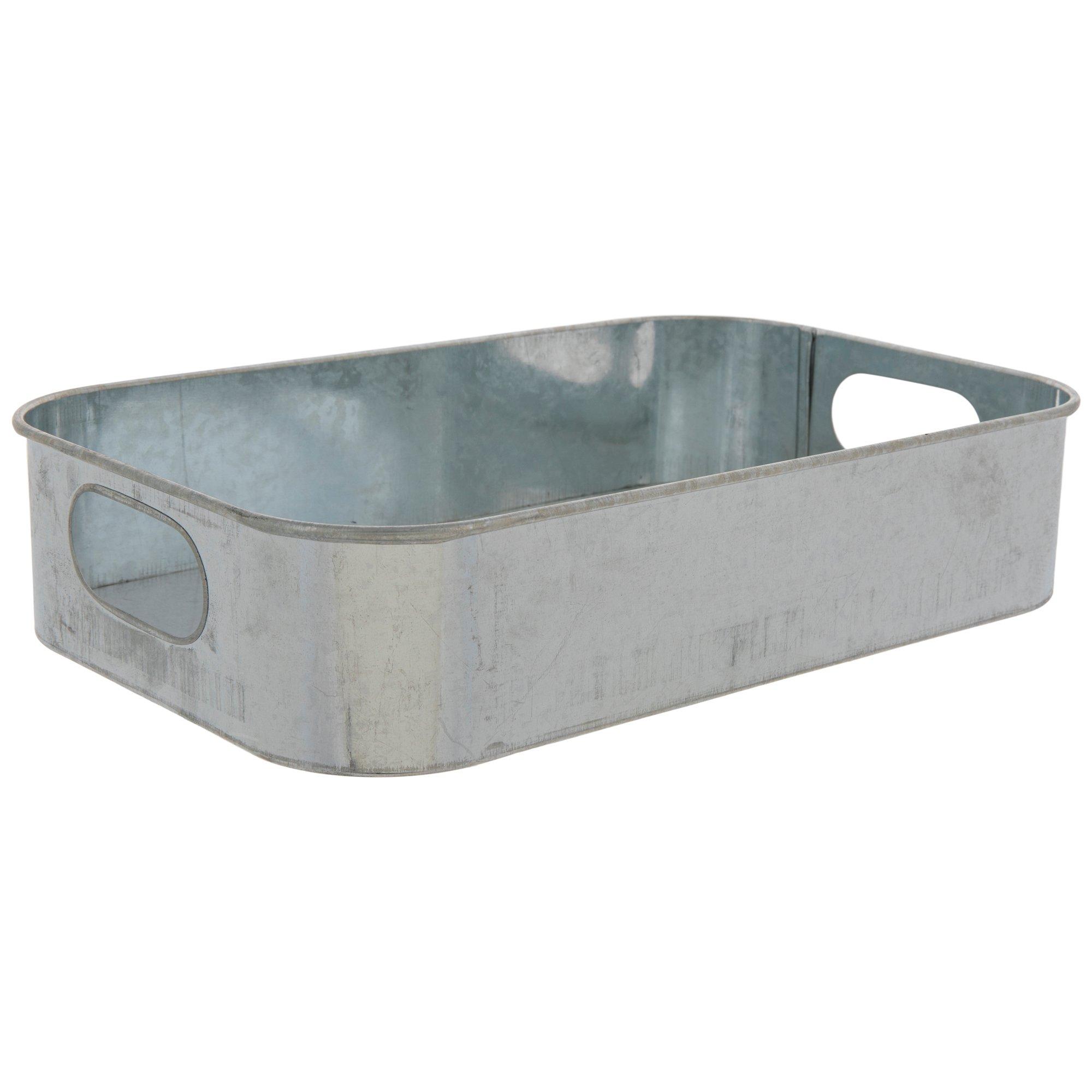 Galvanized Metal Rectangle Tray | Hobby Lobby | 1846641