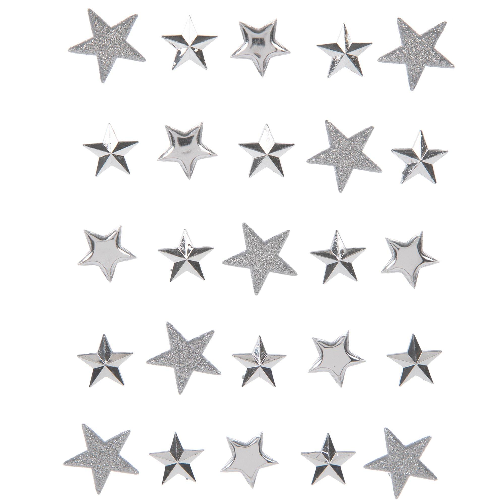 Glitter & Metallic Star 3D Stickers | Hobby Lobby | 1854132