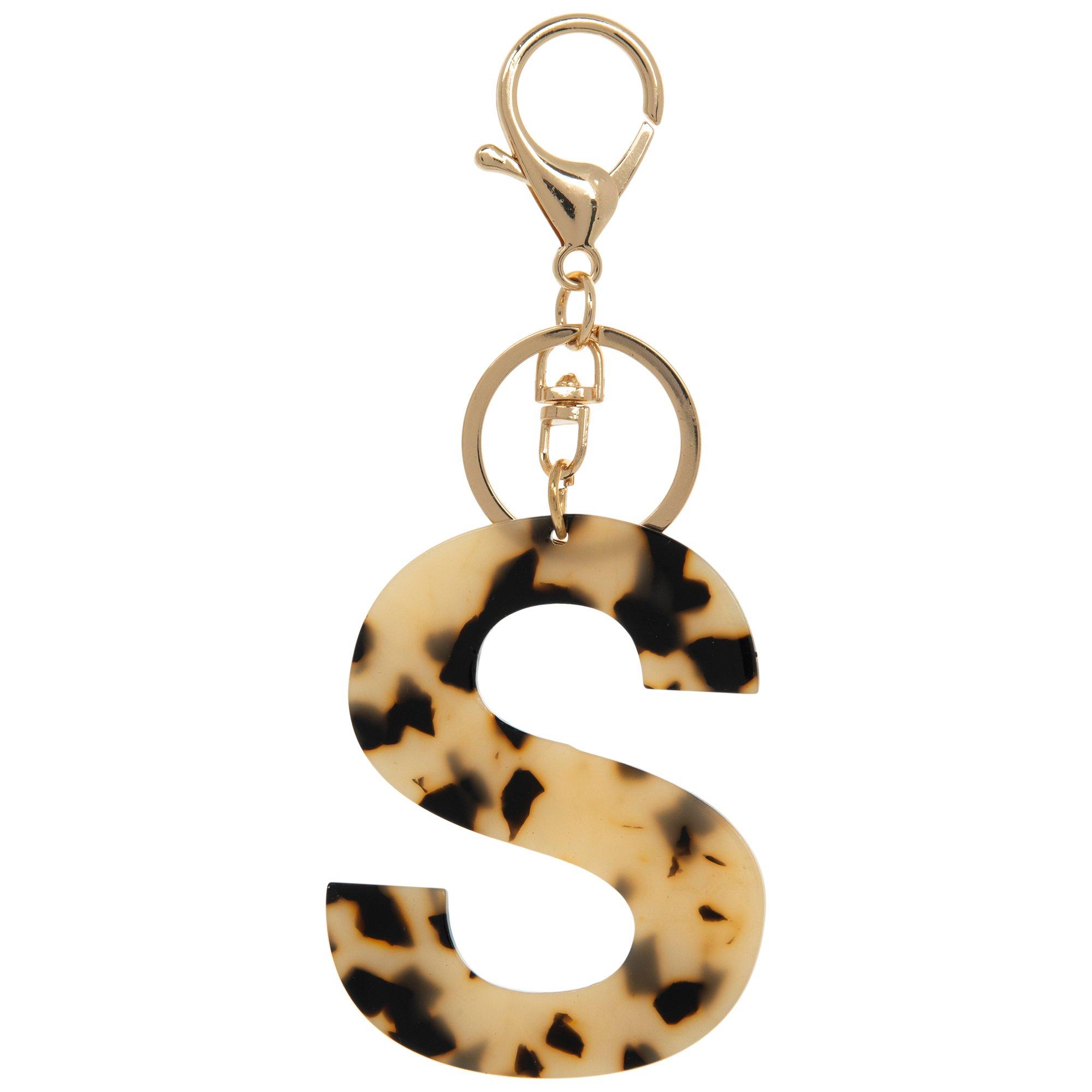 Leopard Print Letter Keychain | Hobby Lobby | 1855113