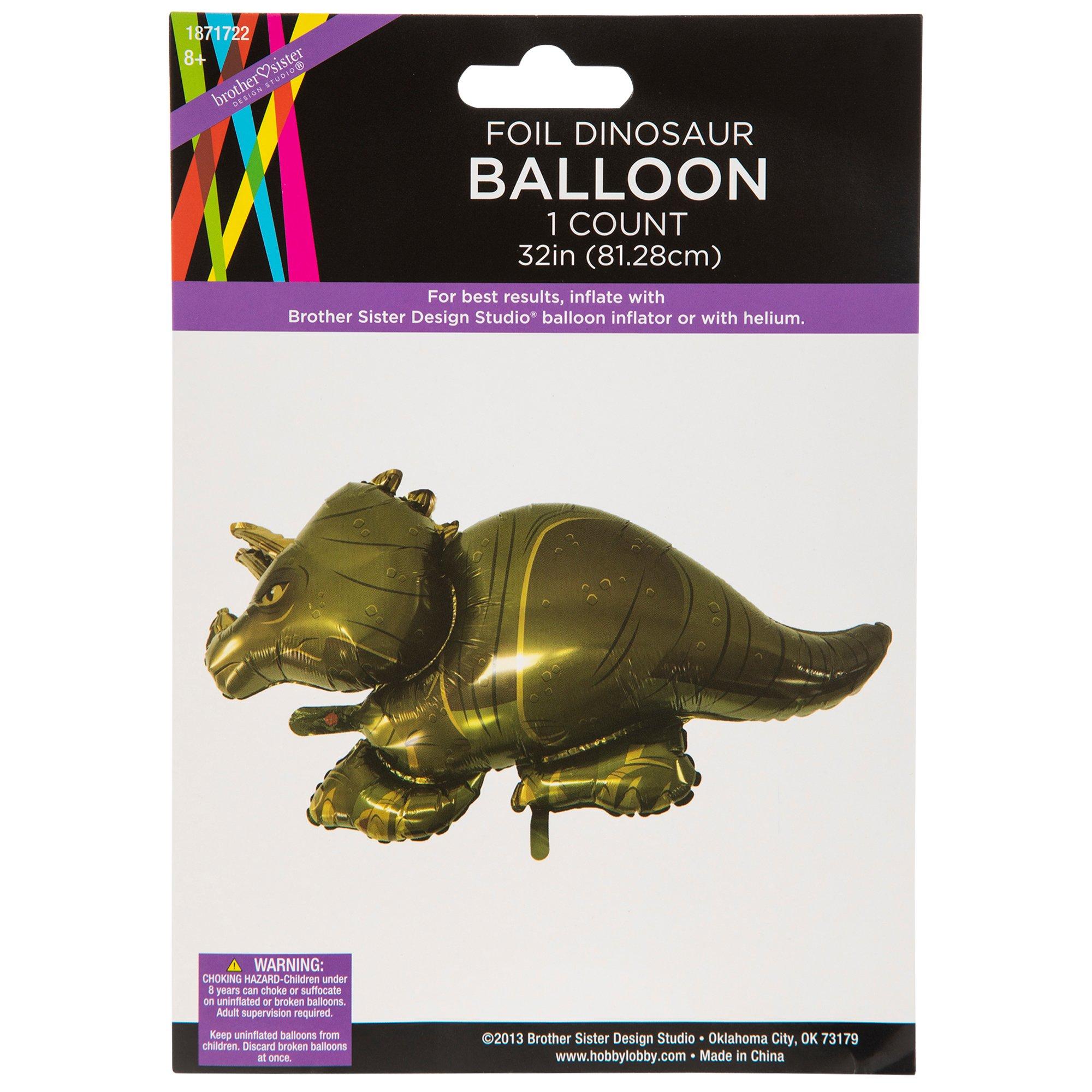 Foil Triceratops Balloon | Hobby Lobby | 1871722
