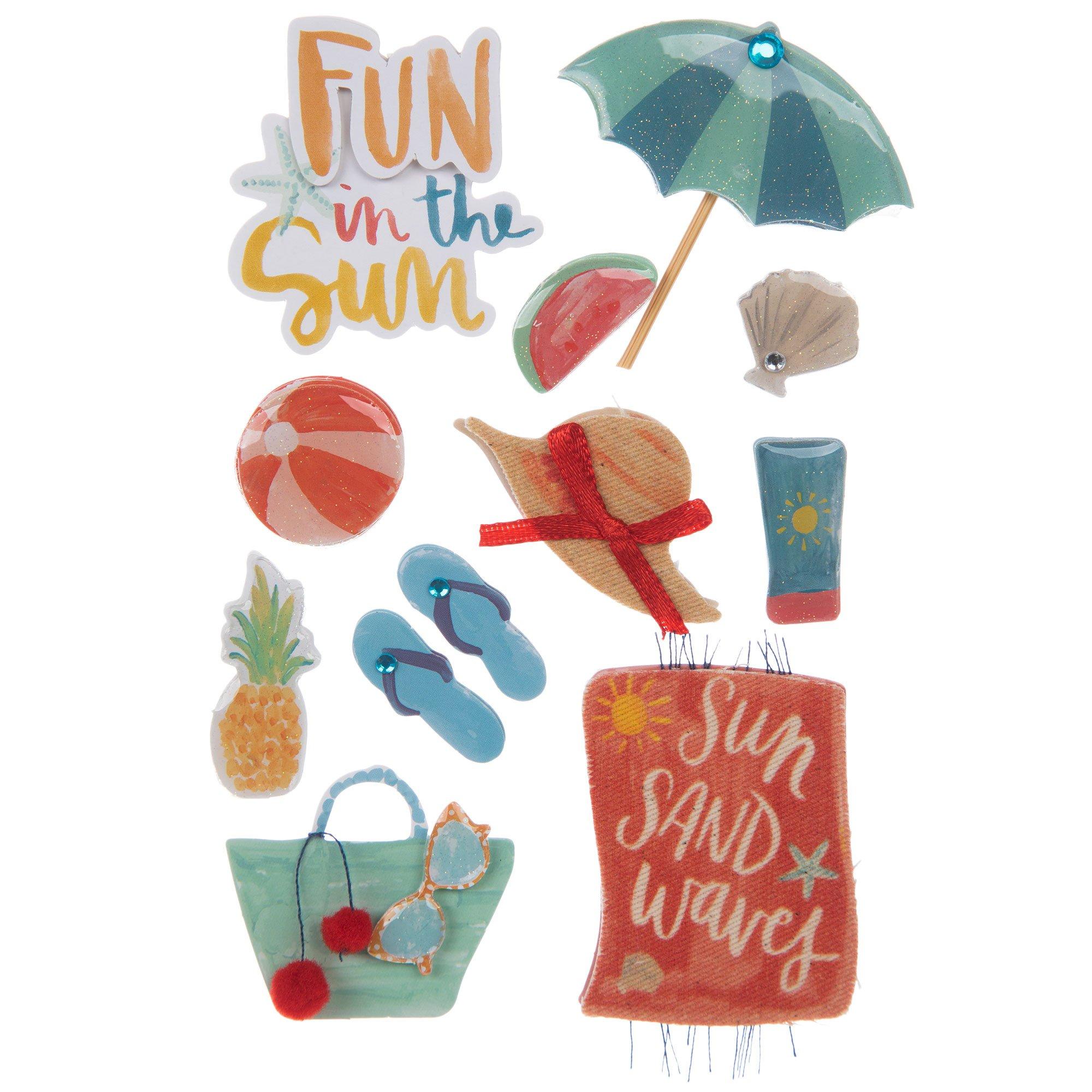 Fun In The Sun 3D Stickers | Hobby Lobby | 1884006