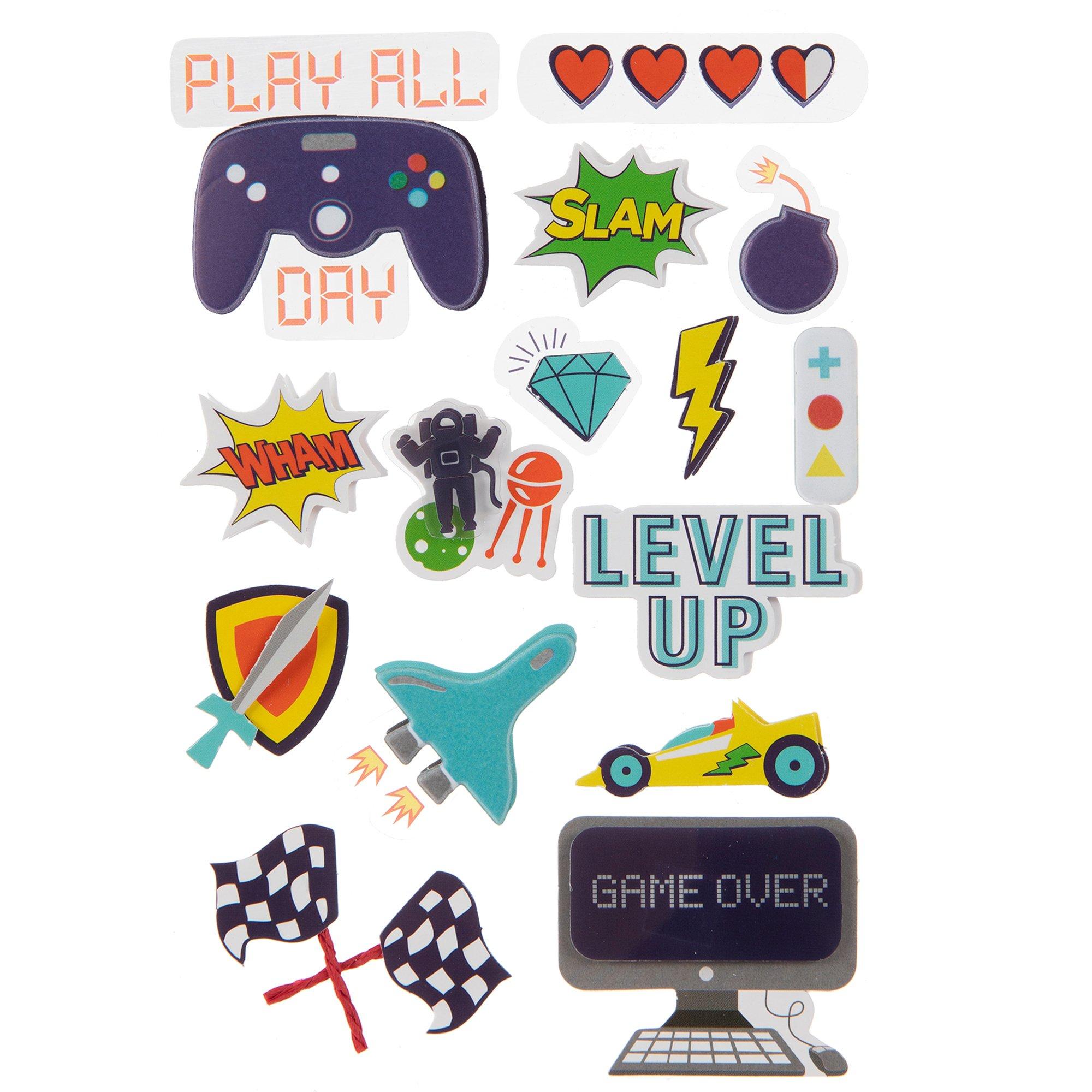 Video Games 3D Stickers | Hobby Lobby | 1884253