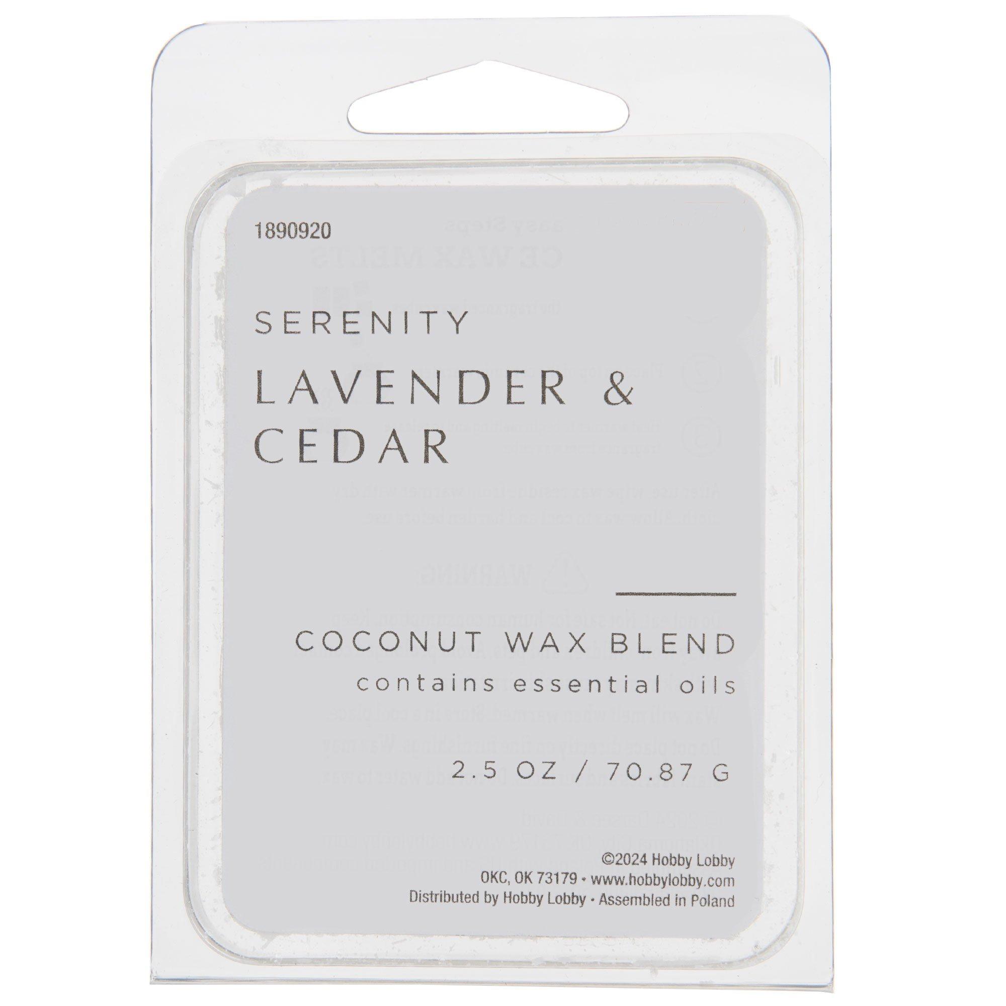 Serenity Lavender & Cedar Wax Melts | Hobby Lobby | 1890920