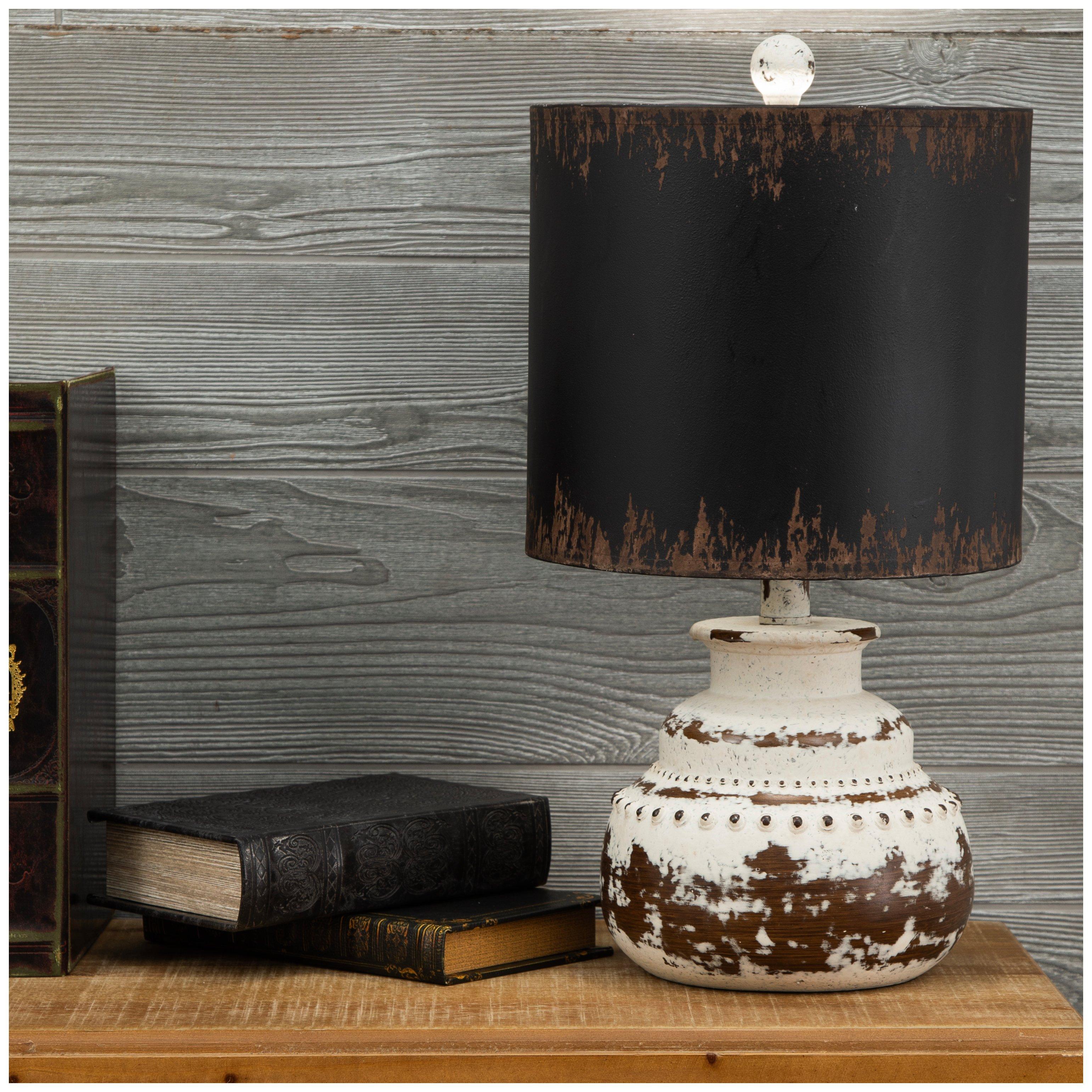 Beaded Farmhouse Table Lamp With Black Shade | Hobby Lobby | 1918028