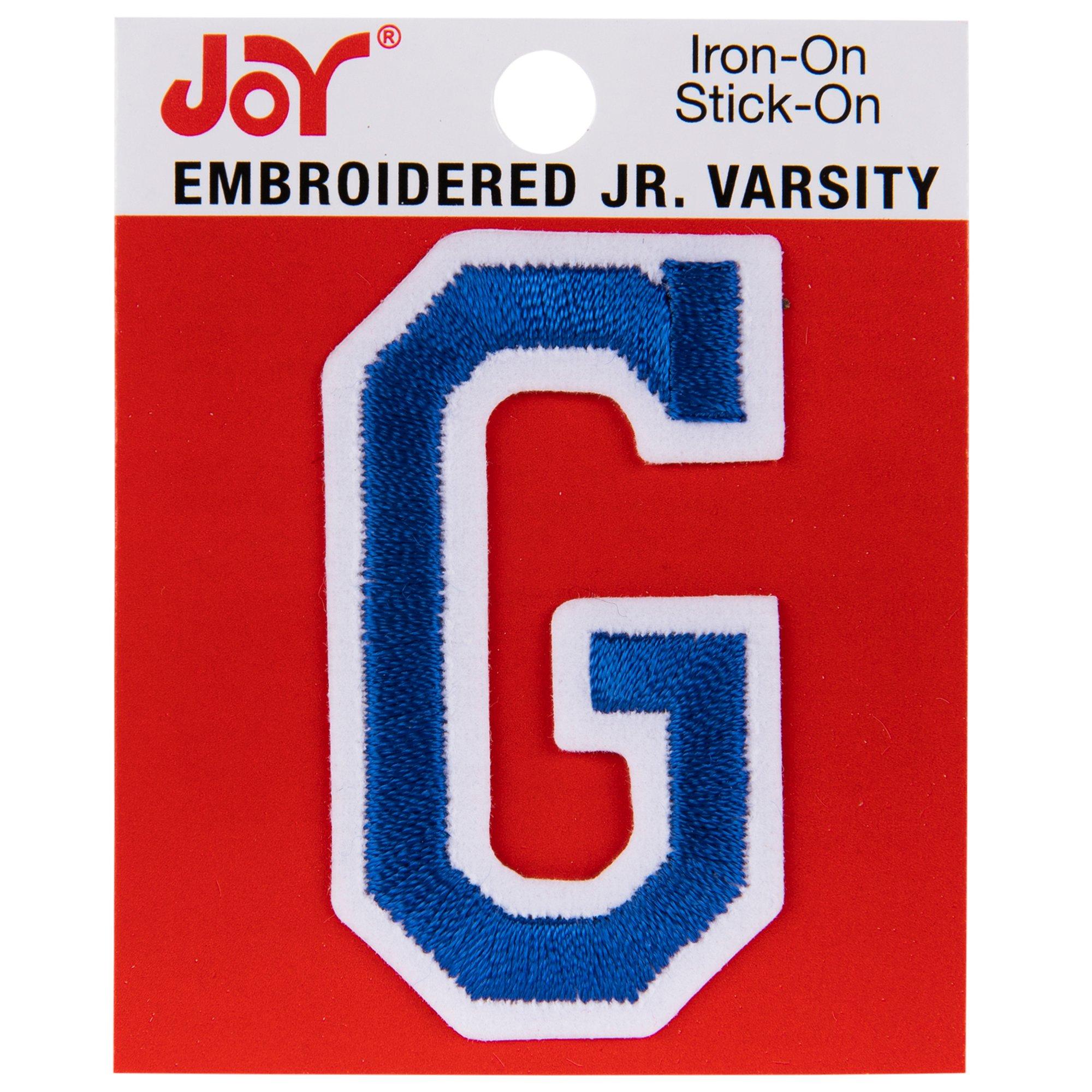 Embroidered Junior Varsity Letter Iron-On Patch | Hobby Lobby | 1922558