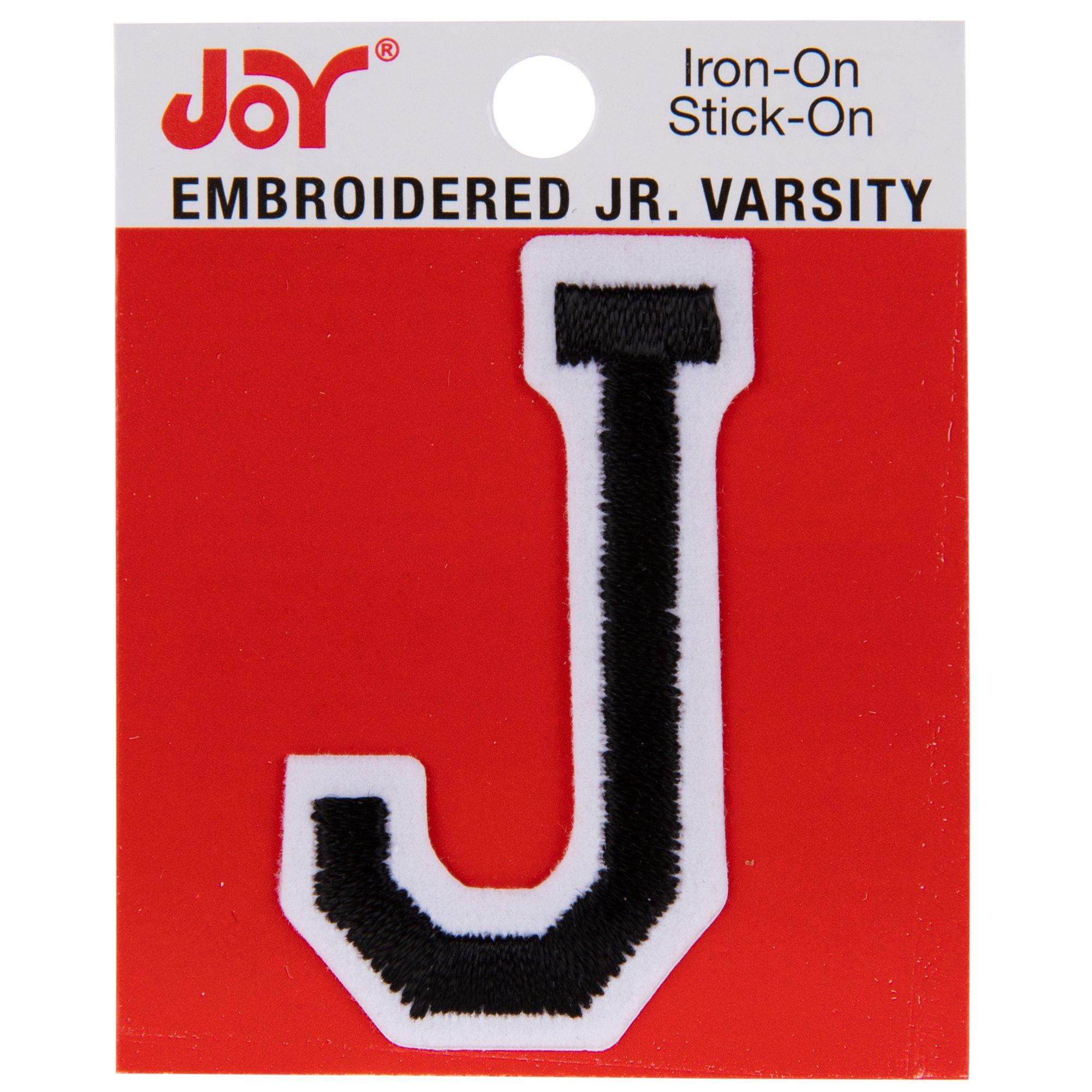 Embroidered Junior Varsity Letter Iron-On Patch | Hobby Lobby | 1923119