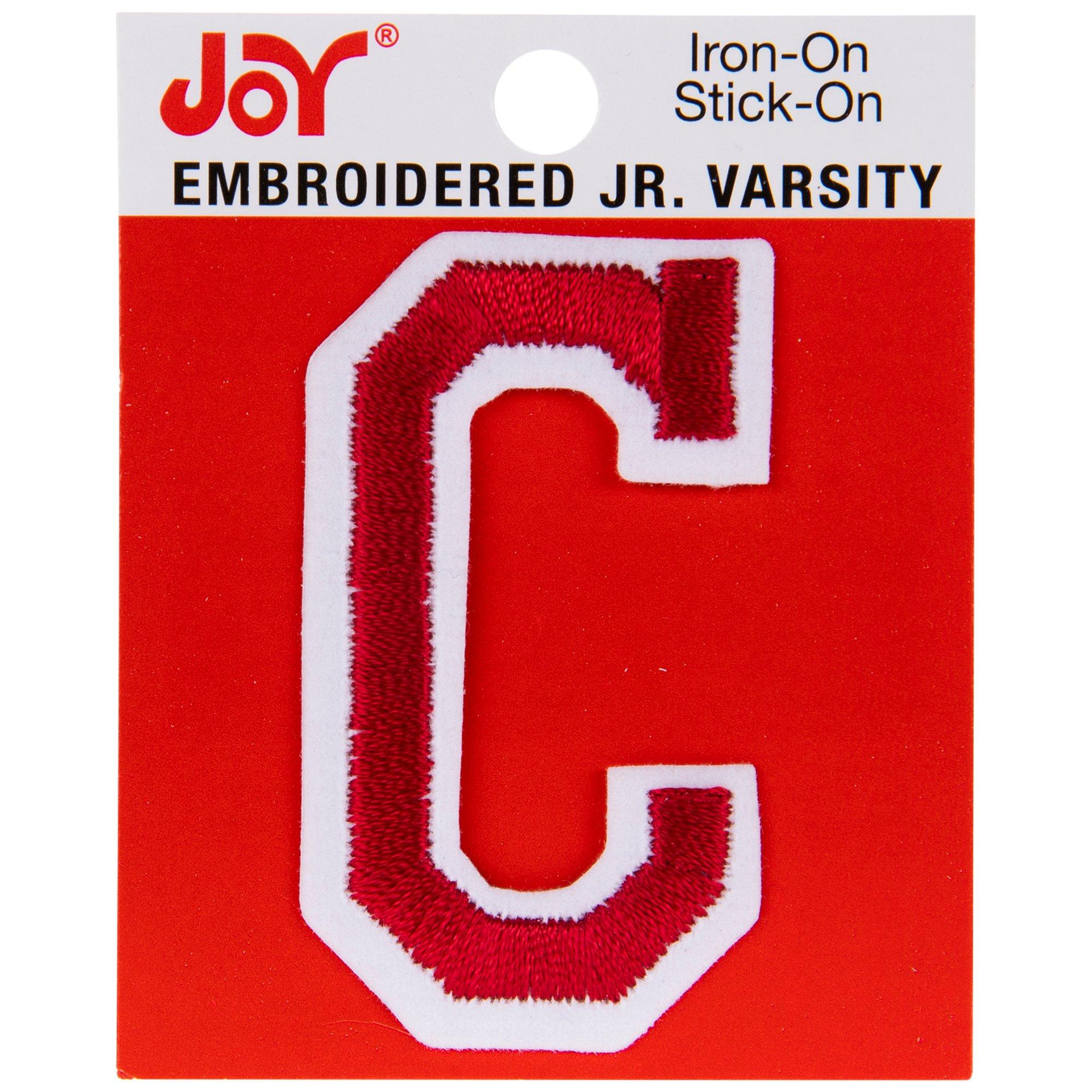 Embroidered Junior Varsity Letter Iron-On Patch | Hobby Lobby | 1923390