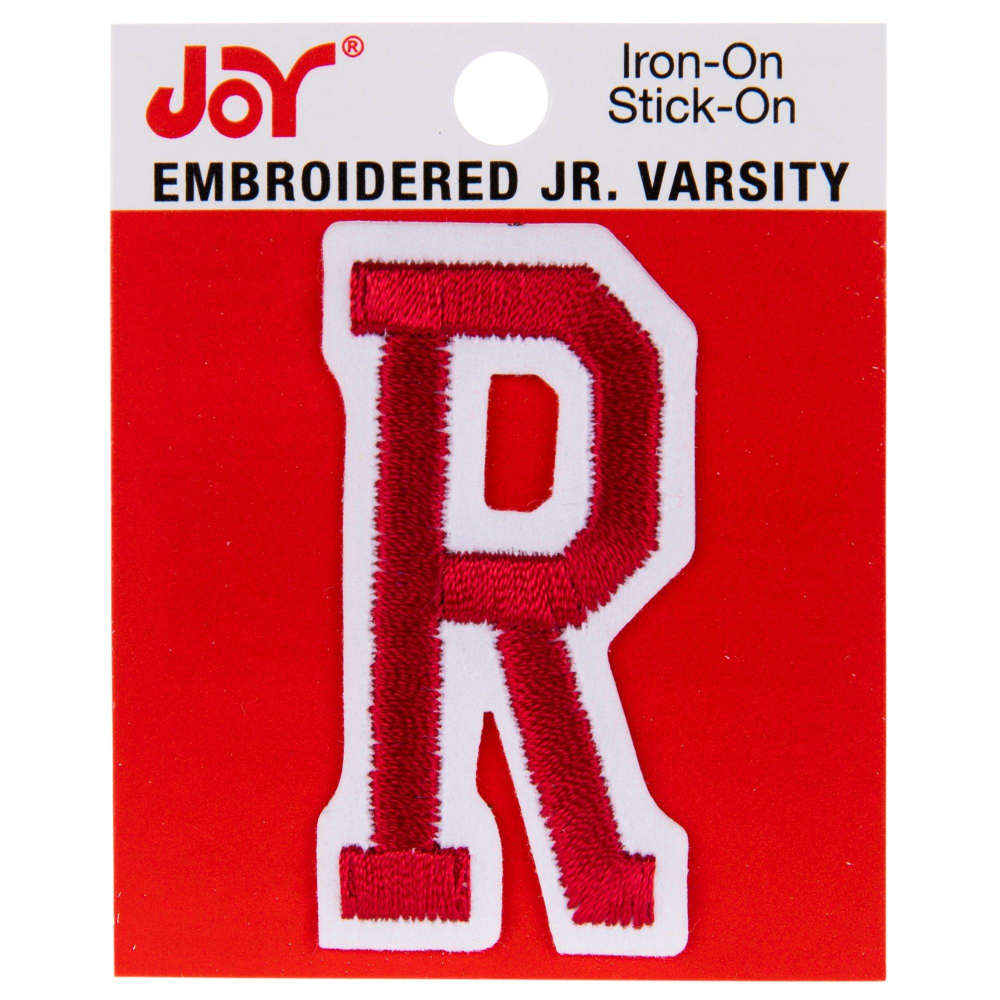 Embroidered Junior Varsity Letter Iron-On Patch | Hobby Lobby | 1923606