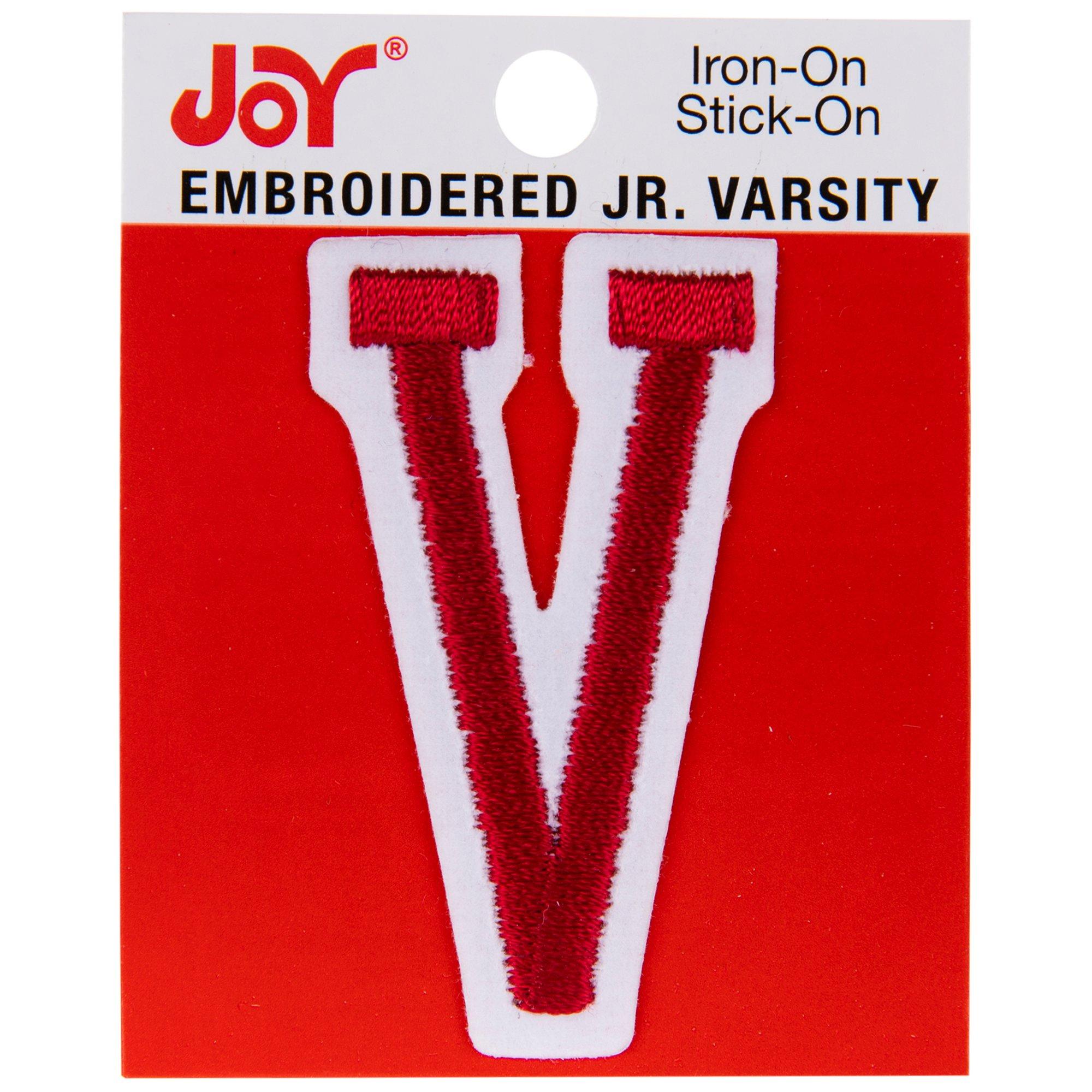 Embroidered Junior Varsity Letter Iron-On Patch | Hobby Lobby | 1923671