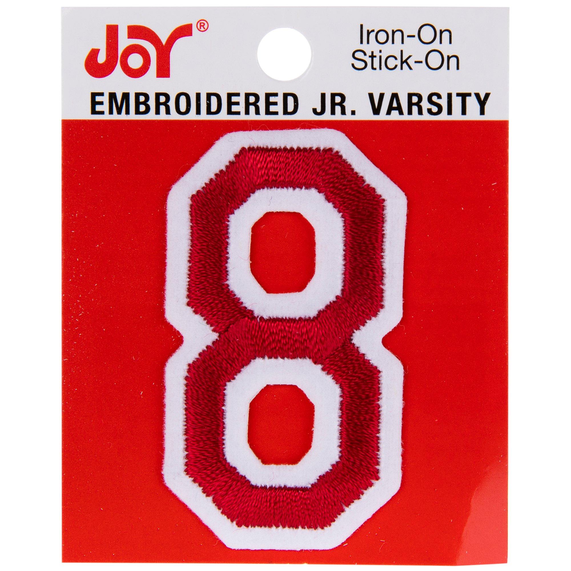 Junior Varsity Number Iron-On Patch - 2" | Hobby Lobby | 1923937