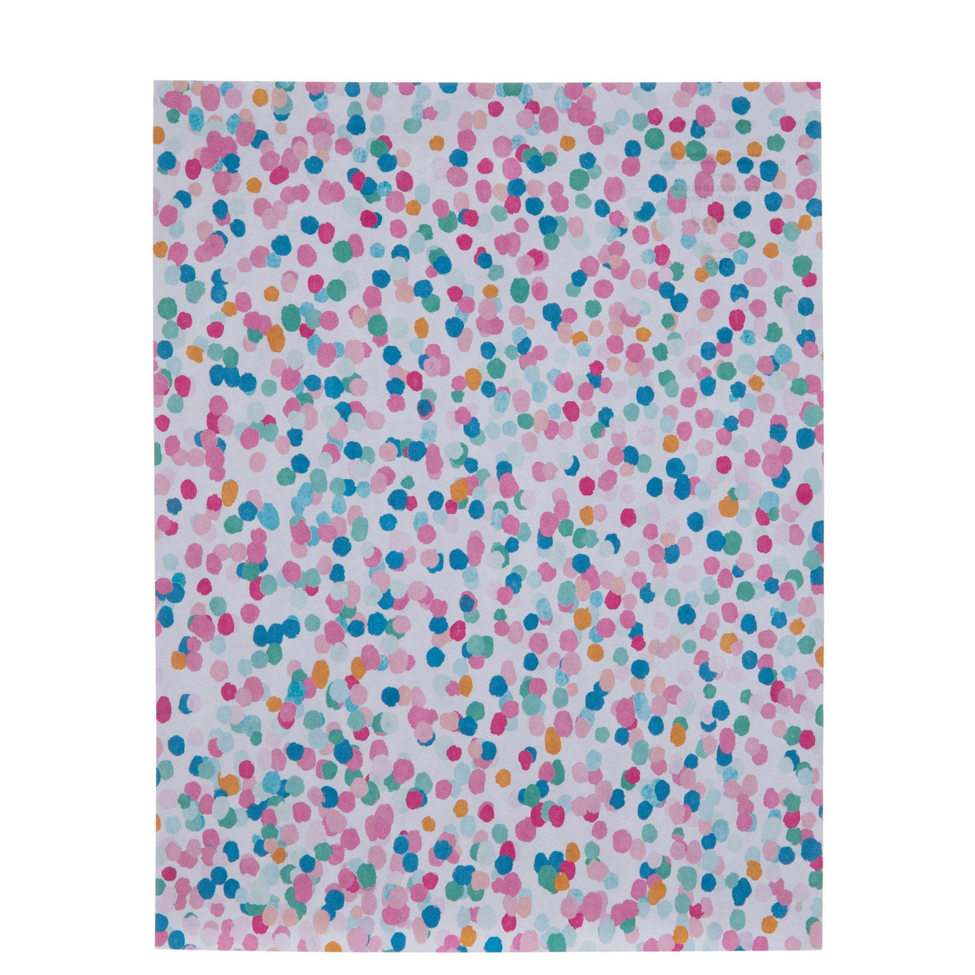 Multi-Color Confetti Scrapbook Paper - 8 1/2" x 11" | Hobby Lobby | 1935782