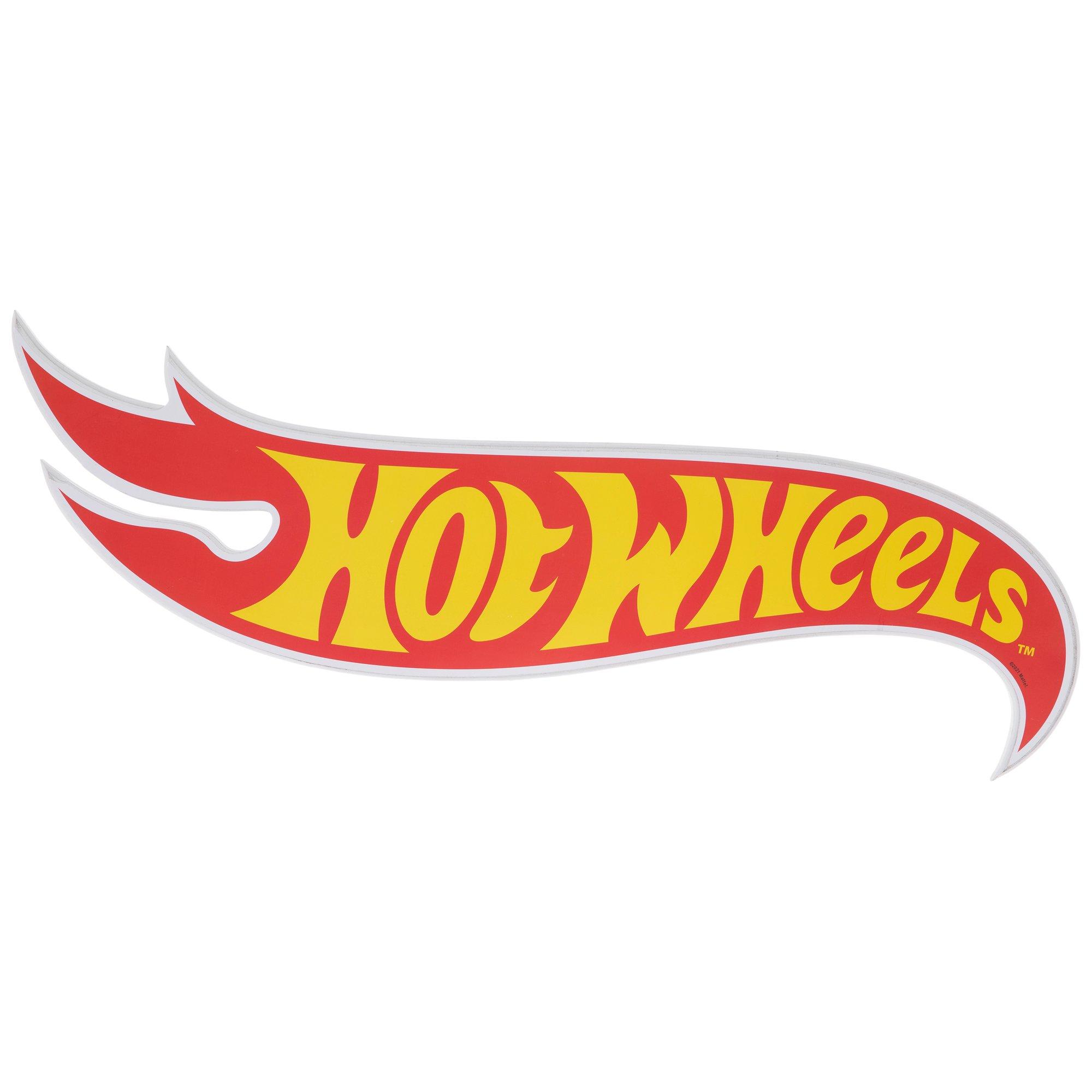 Hot Wheels Logo Wood Wall Decor | Hobby Lobby | 1942895
