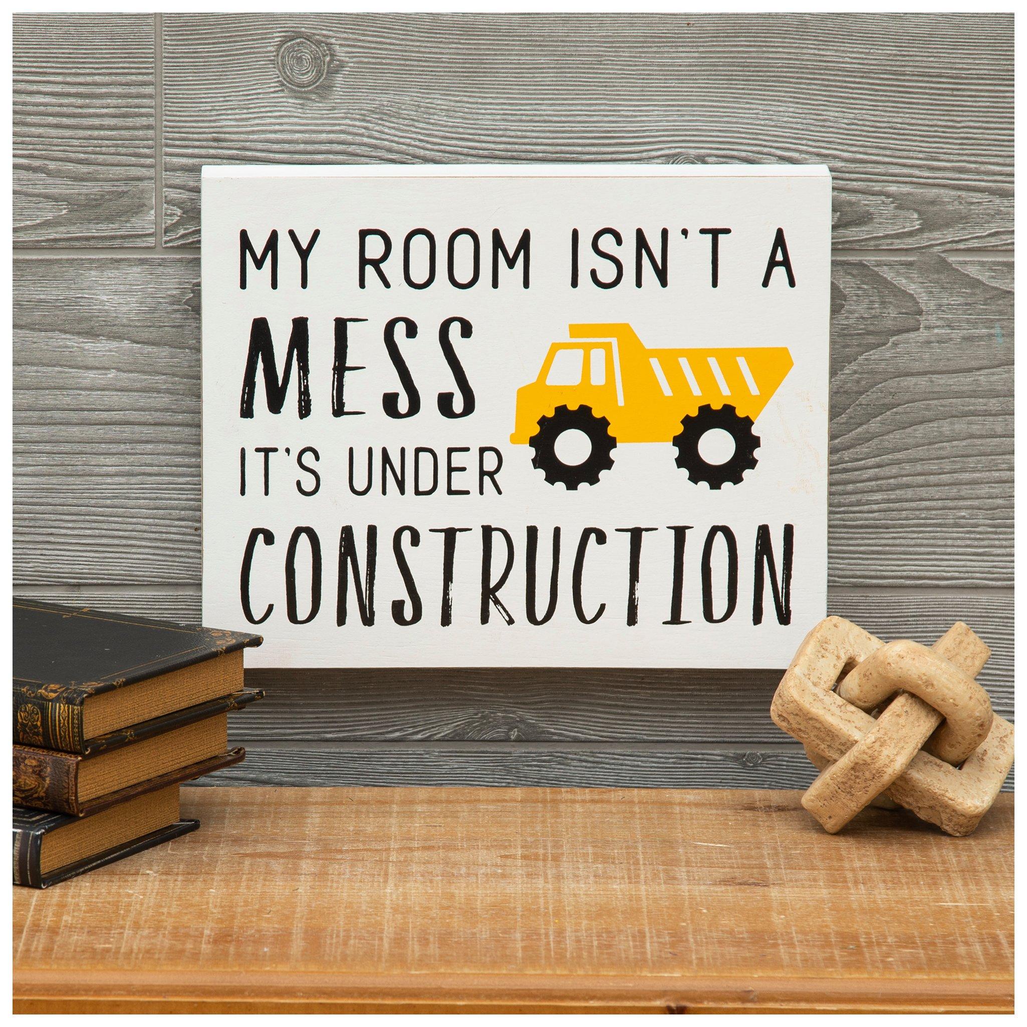 Under Construction Wood Wall Decor | Hobby Lobby | 1951185
