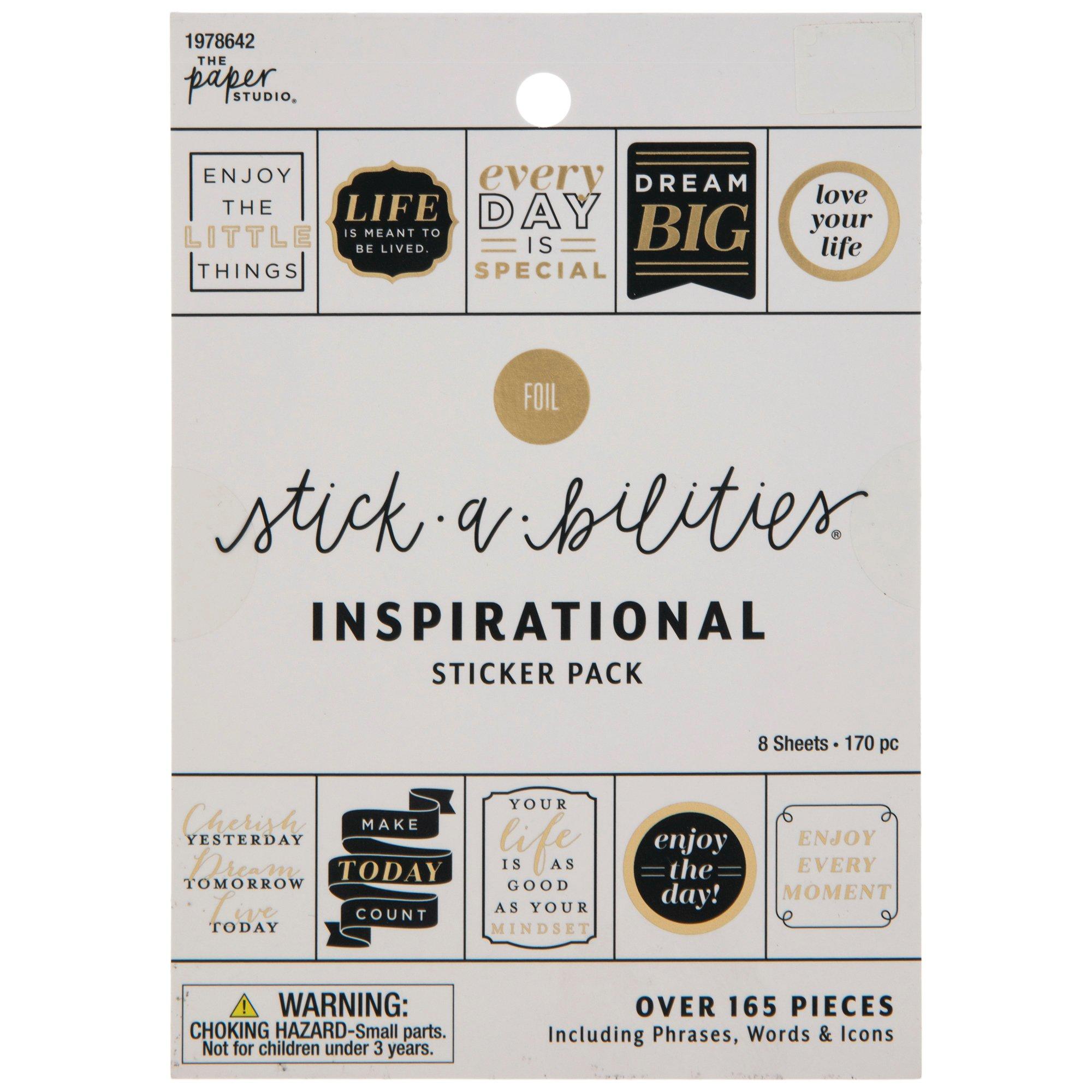 Inspirational Foil Stickers | Hobby Lobby | 1978642