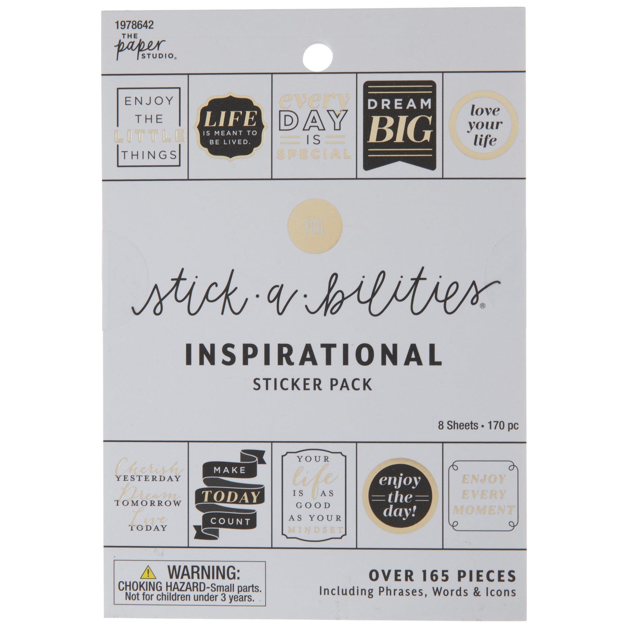 Inspirational Foil Stickers | Hobby Lobby | 1978642