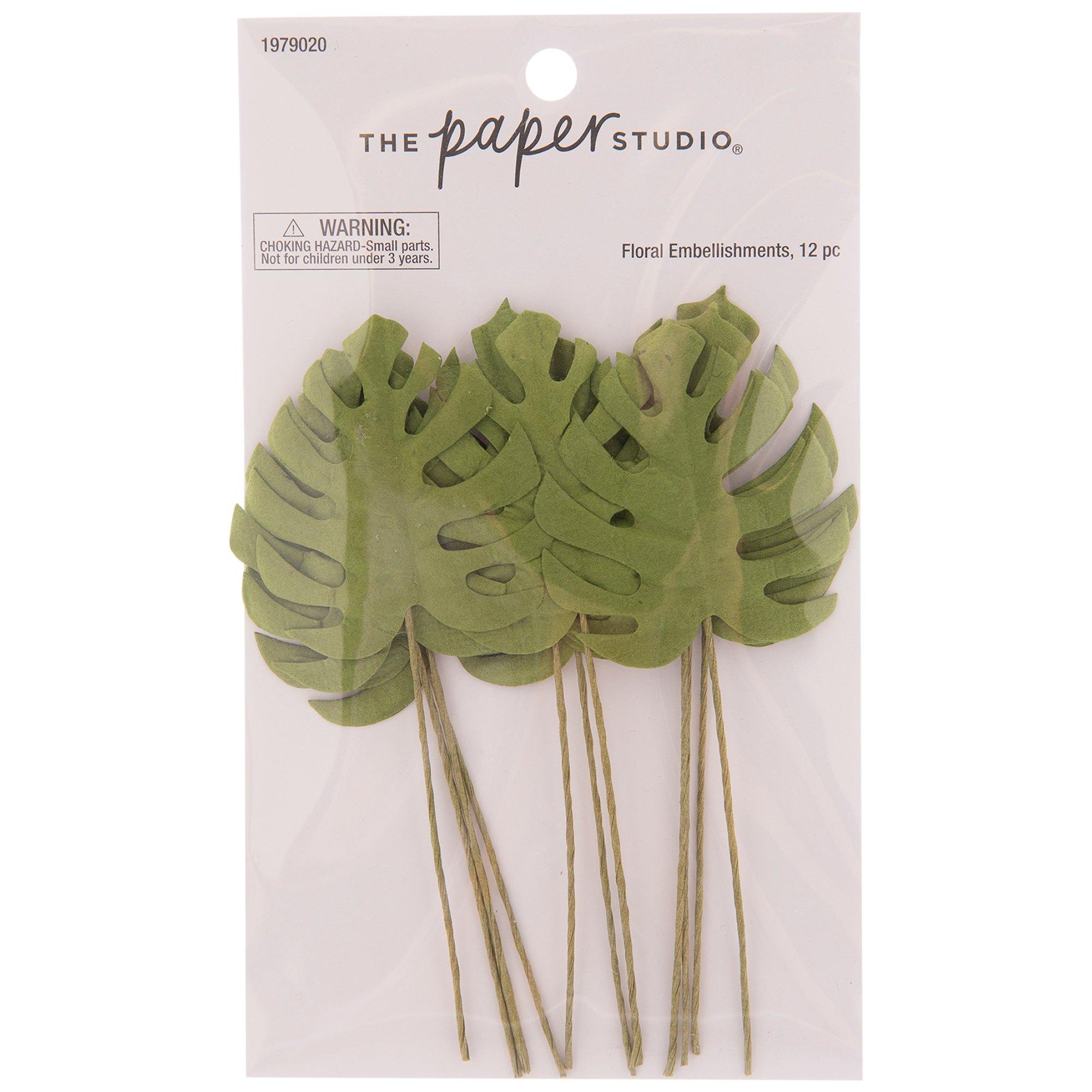 Green Monstera Leaf Embellishments | Hobby Lobby | 1979020