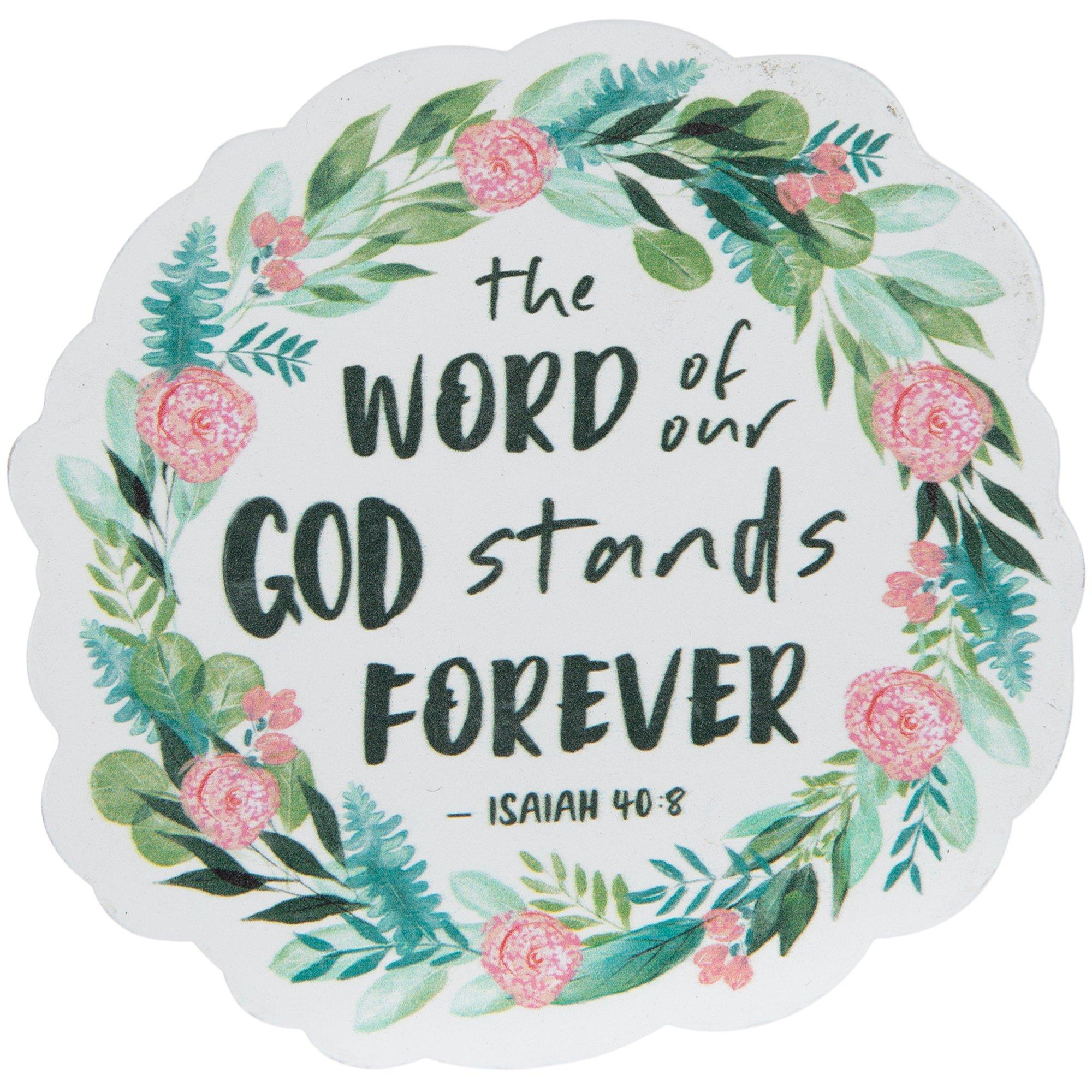 Isaiah 40:8 Wreath Painted Wood Shape | Hobby Lobby | 1996008