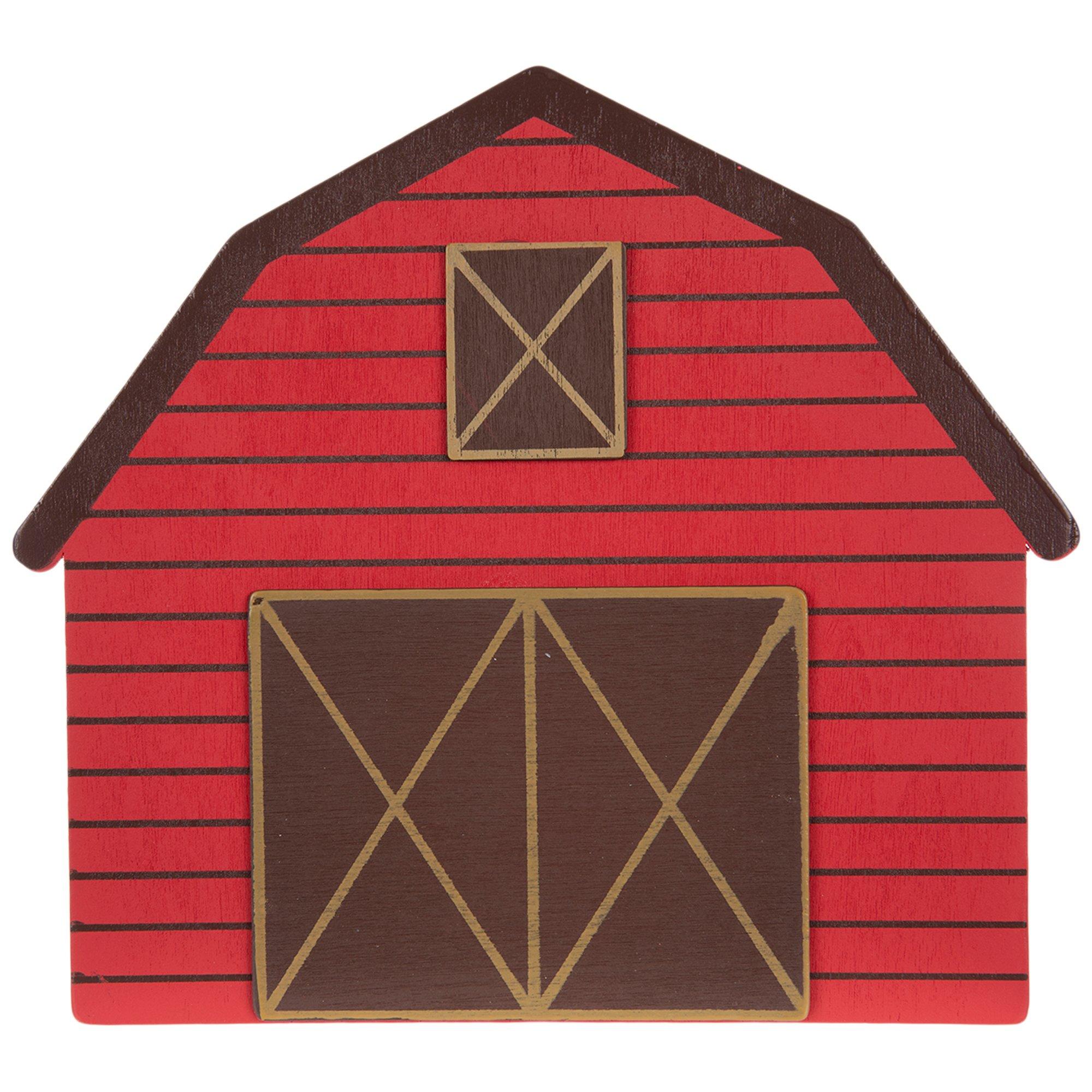 Red Barn Painted Wood Shape | Hobby Lobby | 1996537