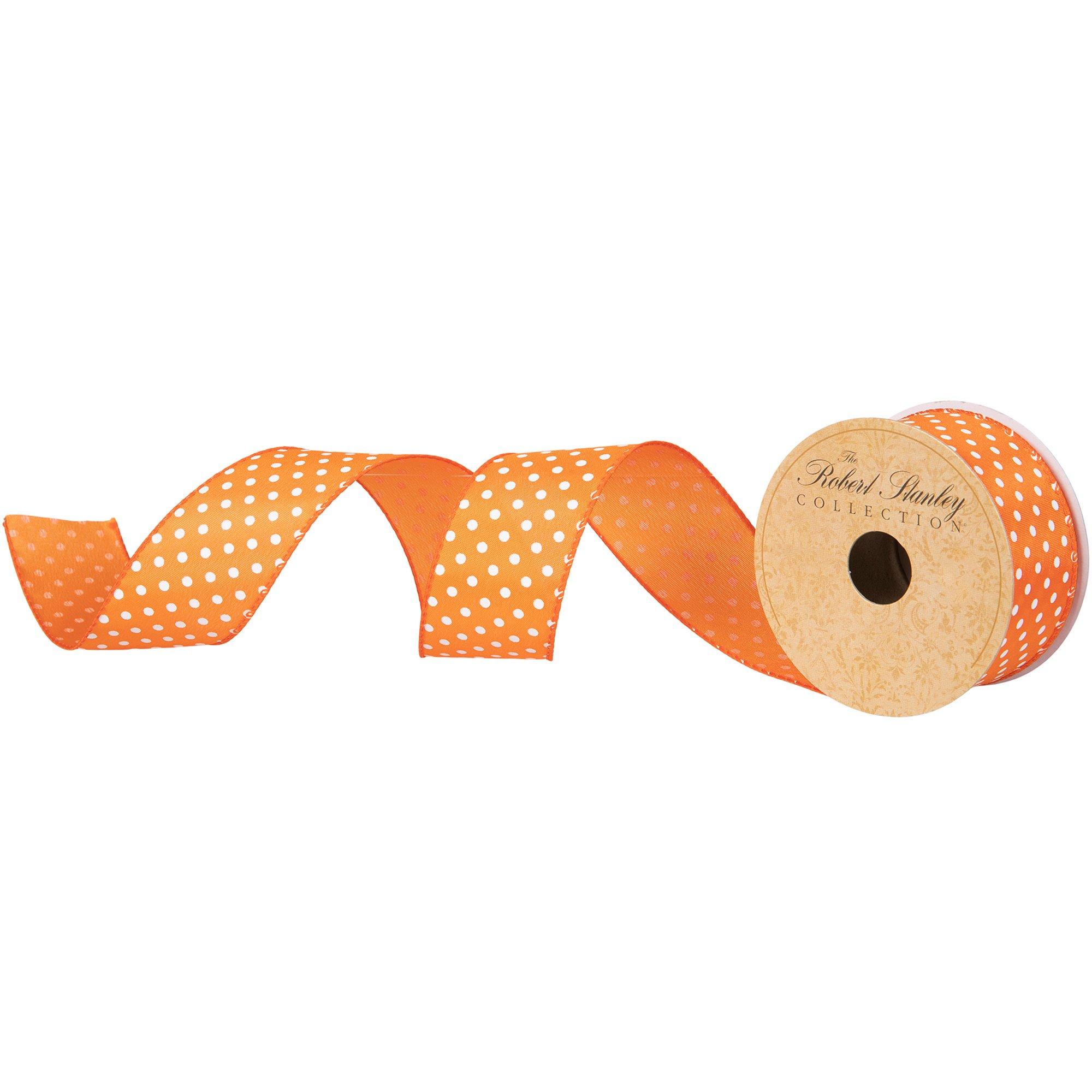 Swiss Dot Wired Edge Single-Face Grosgrain Ribbon - 1 1/2" | Hobby ...