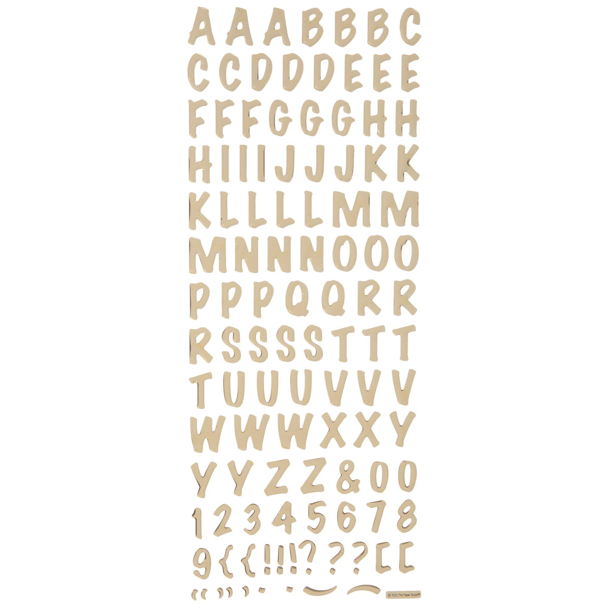 Block Alphabet Stickers | Hobby Lobby | 2015667