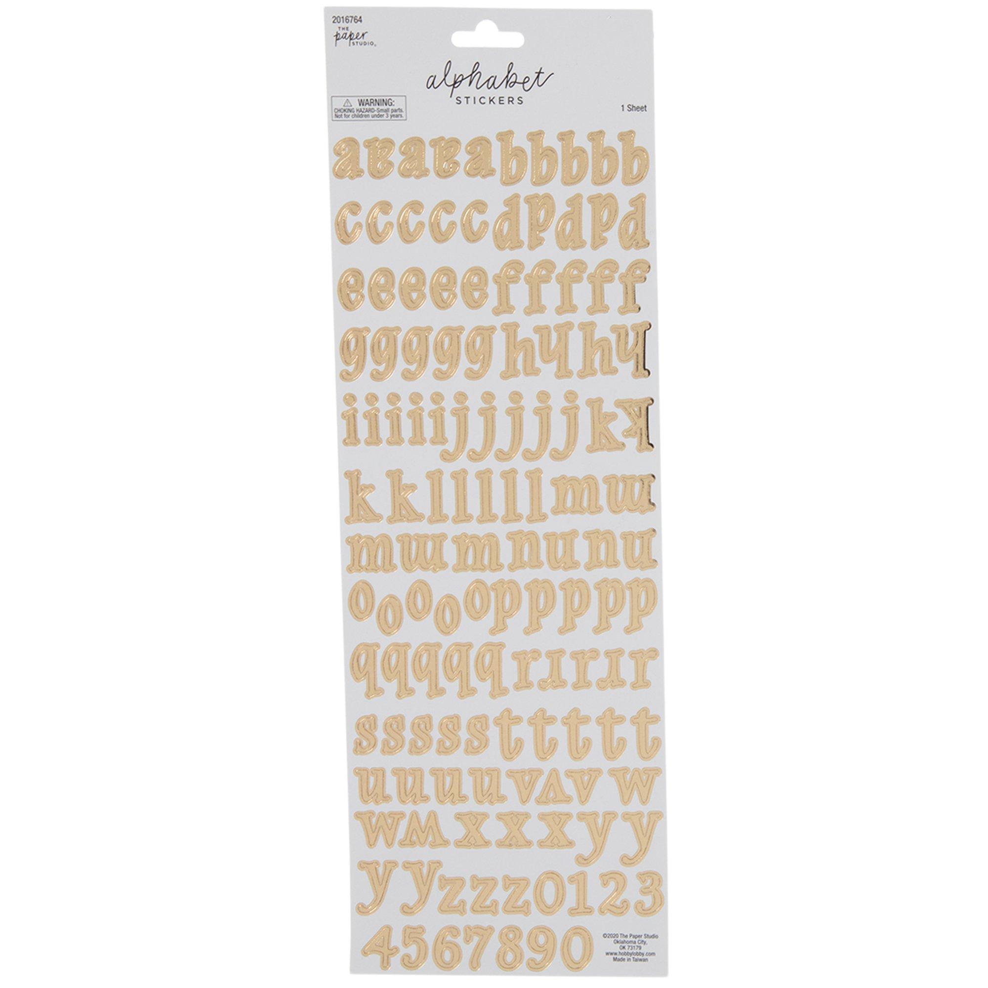 Gracie Moon Lowercase Alphabet Stickers | Hobby Lobby | 2016764