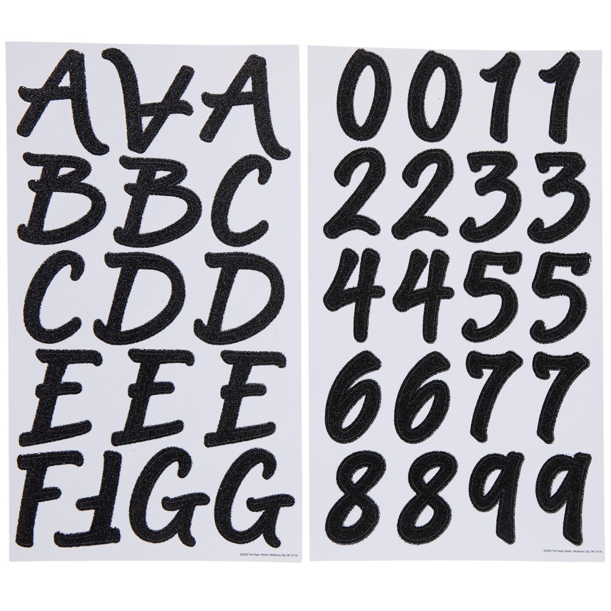 Glitter Brush Alphabet Stickers | Hobby Lobby | 2022531