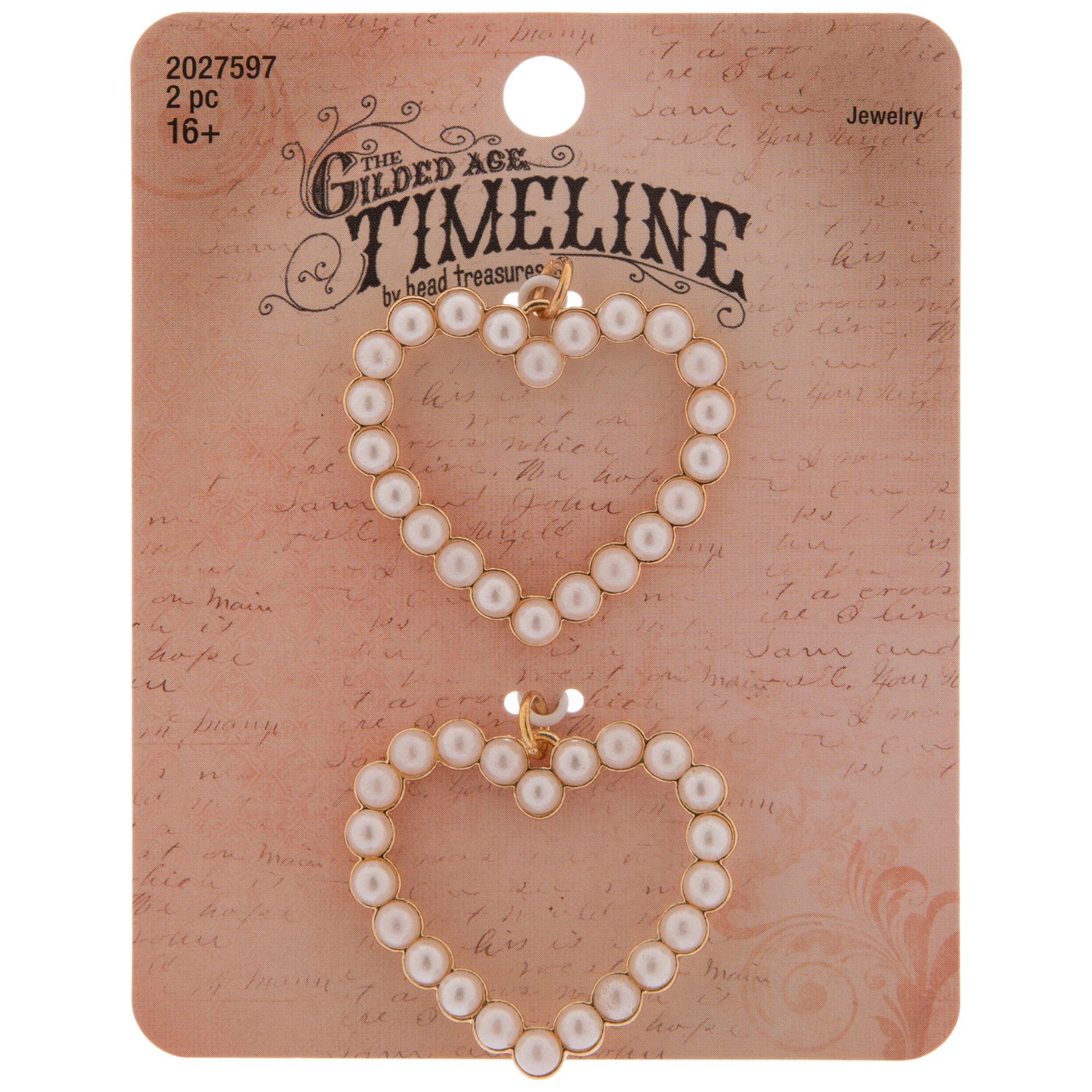 Plastic Pearl Heart Pendants | Hobby Lobby | 2027597