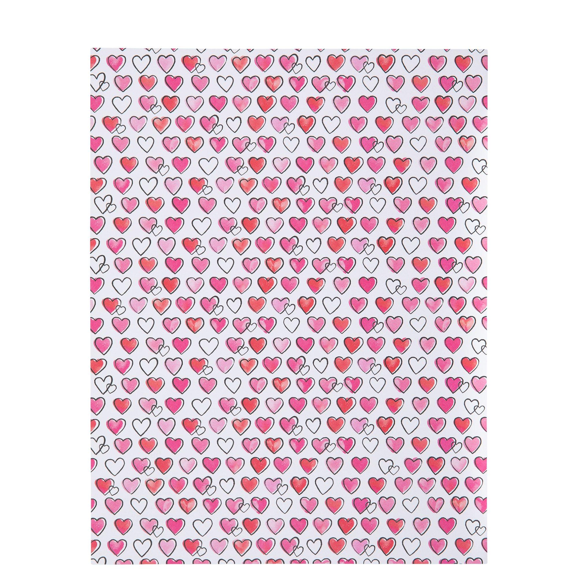 Scrapbook Paper Hearts