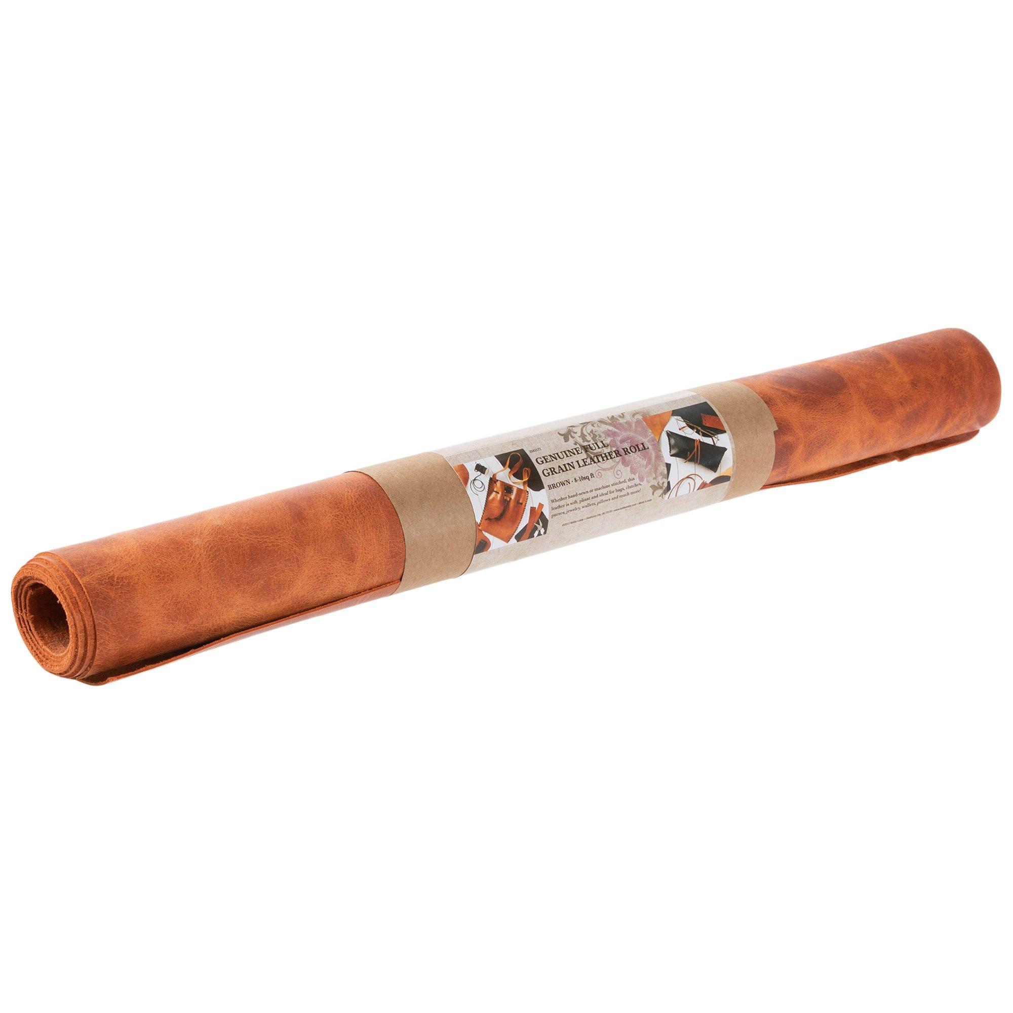 Brown Full Grain Leather Roll | Hobby Lobby | 2043172