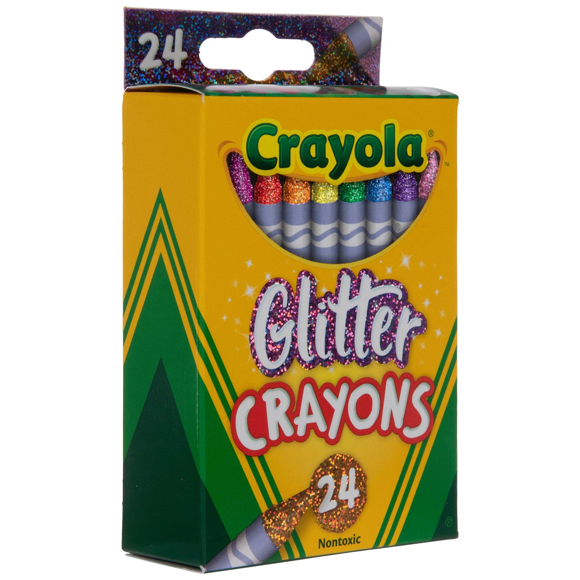 Crayola Glitter Crayons - 24 Piece Set | Hobby Lobby | 2045516
