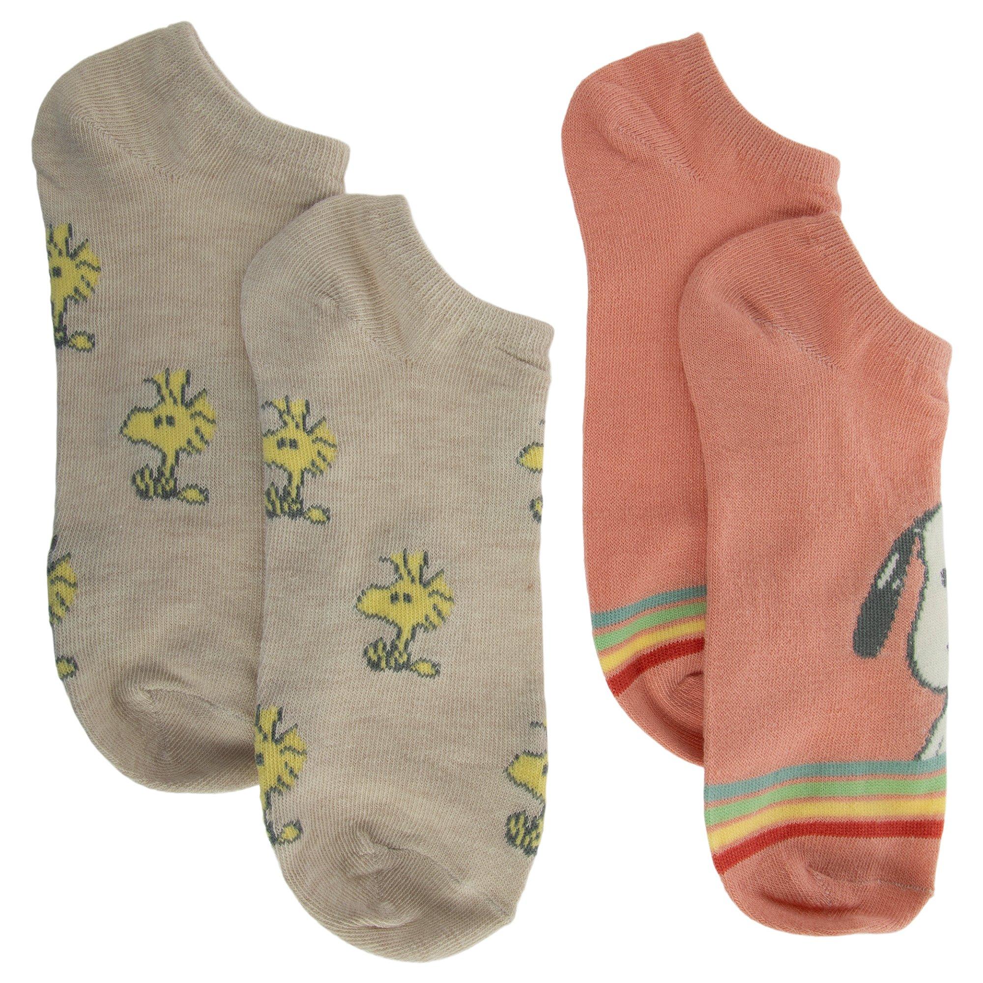 Snoopy & Woodstock Low Cut Socks | Hobby Lobby | 2048932