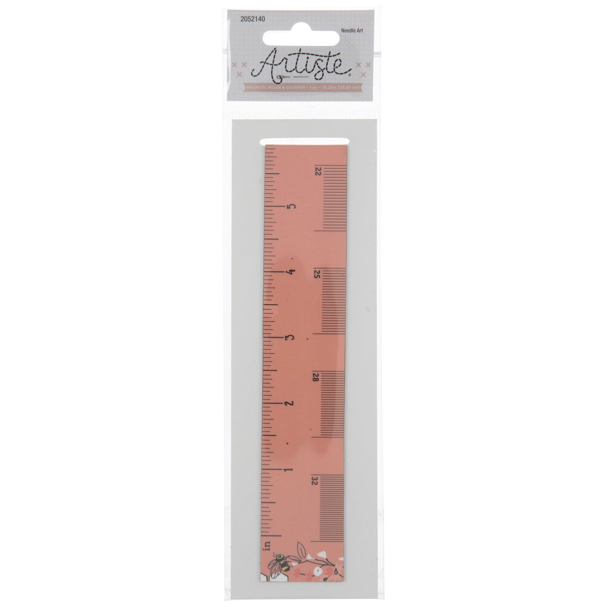Pink Magnetic Ruler & Counter | Hobby Lobby | 2052140