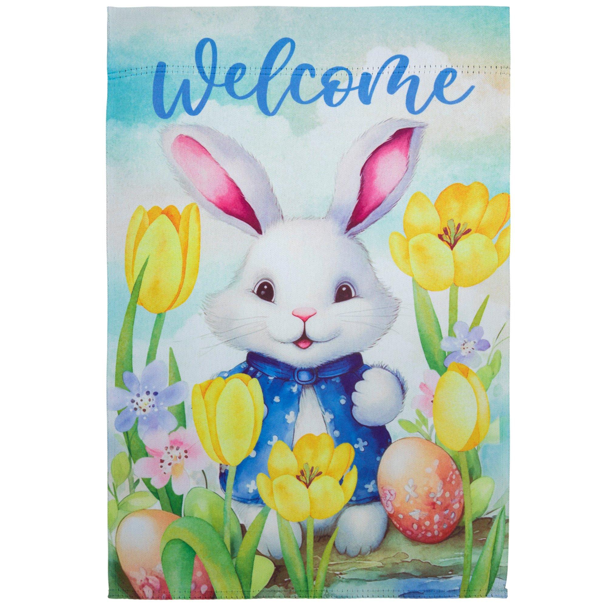 Welcome Easter Bunny Garden Flag | Hobby Lobby | 205281209