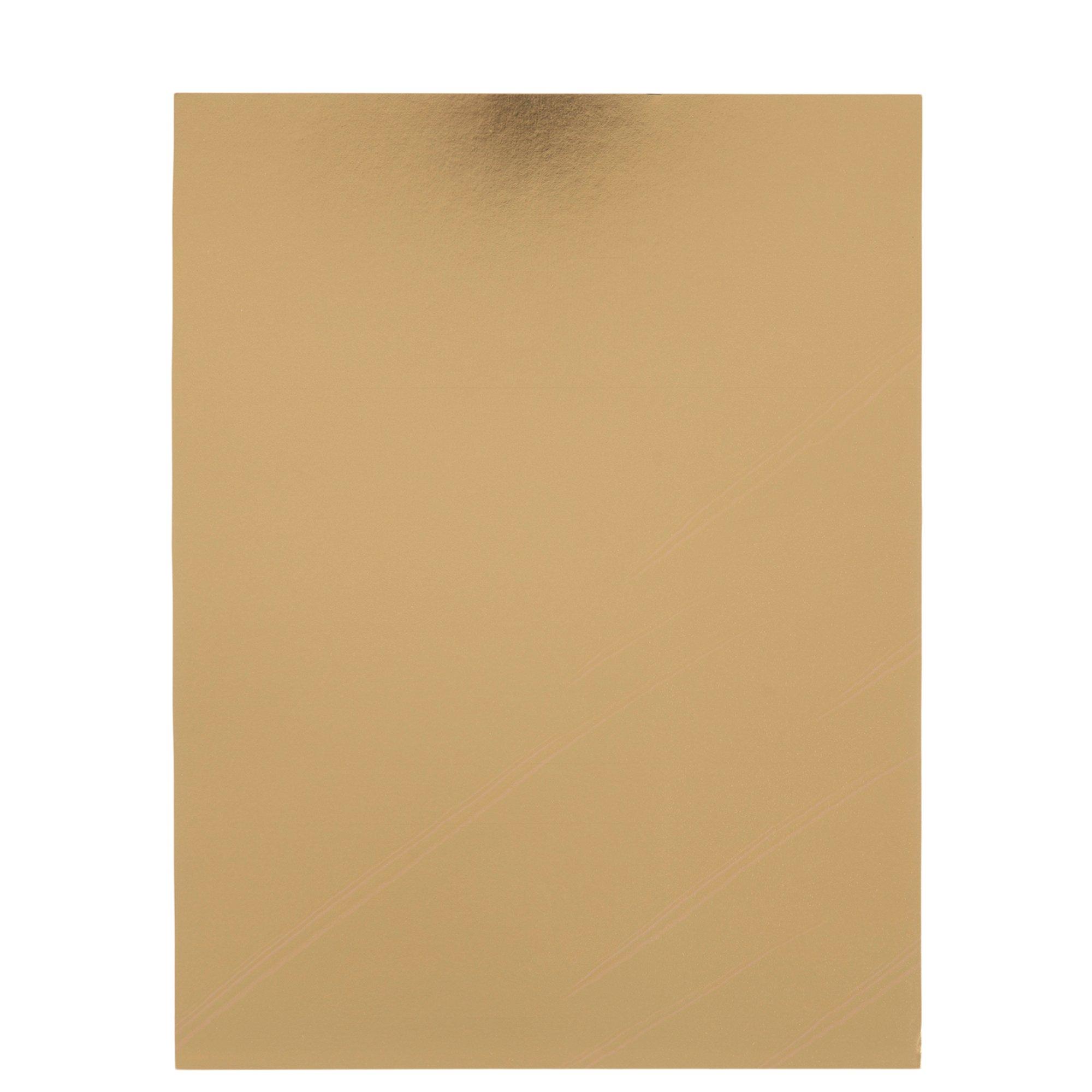 Gold Foil Cardstock Paper Pack - 8 1/2" x 11" | Hobby Lobby | 2054443