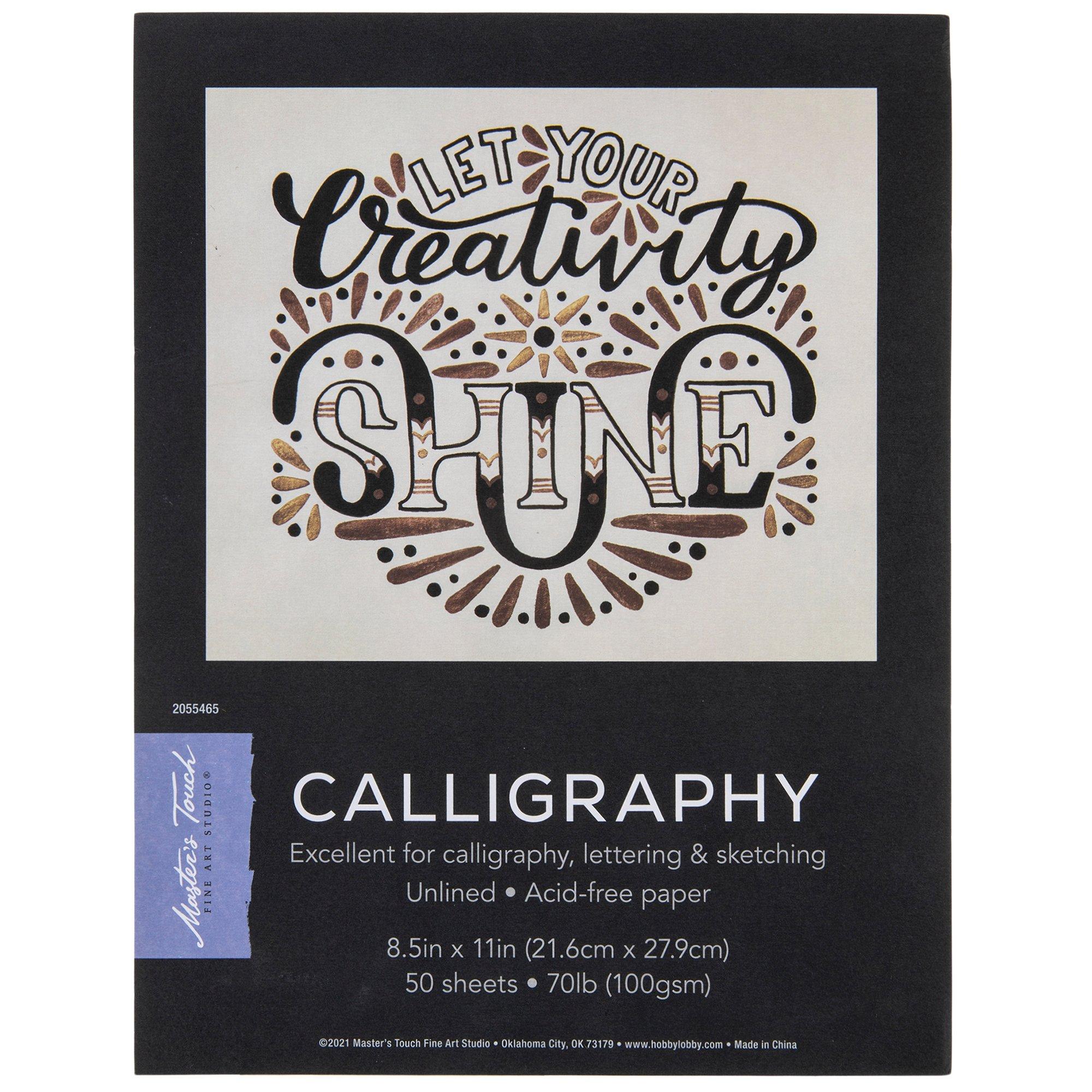 Calligraphy Sheet Paper Pad - 8 1/2" x 11" | Hobby Lobby | 2055465