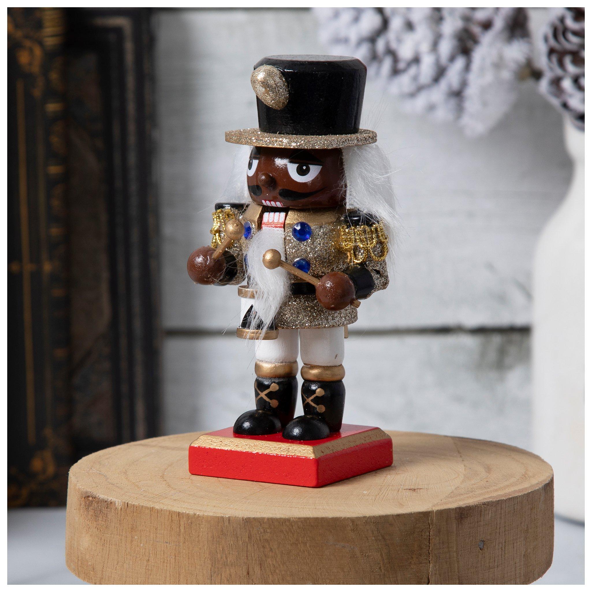 Glitter Drummer Mini Nutcracker | Hobby Lobby | 205585302