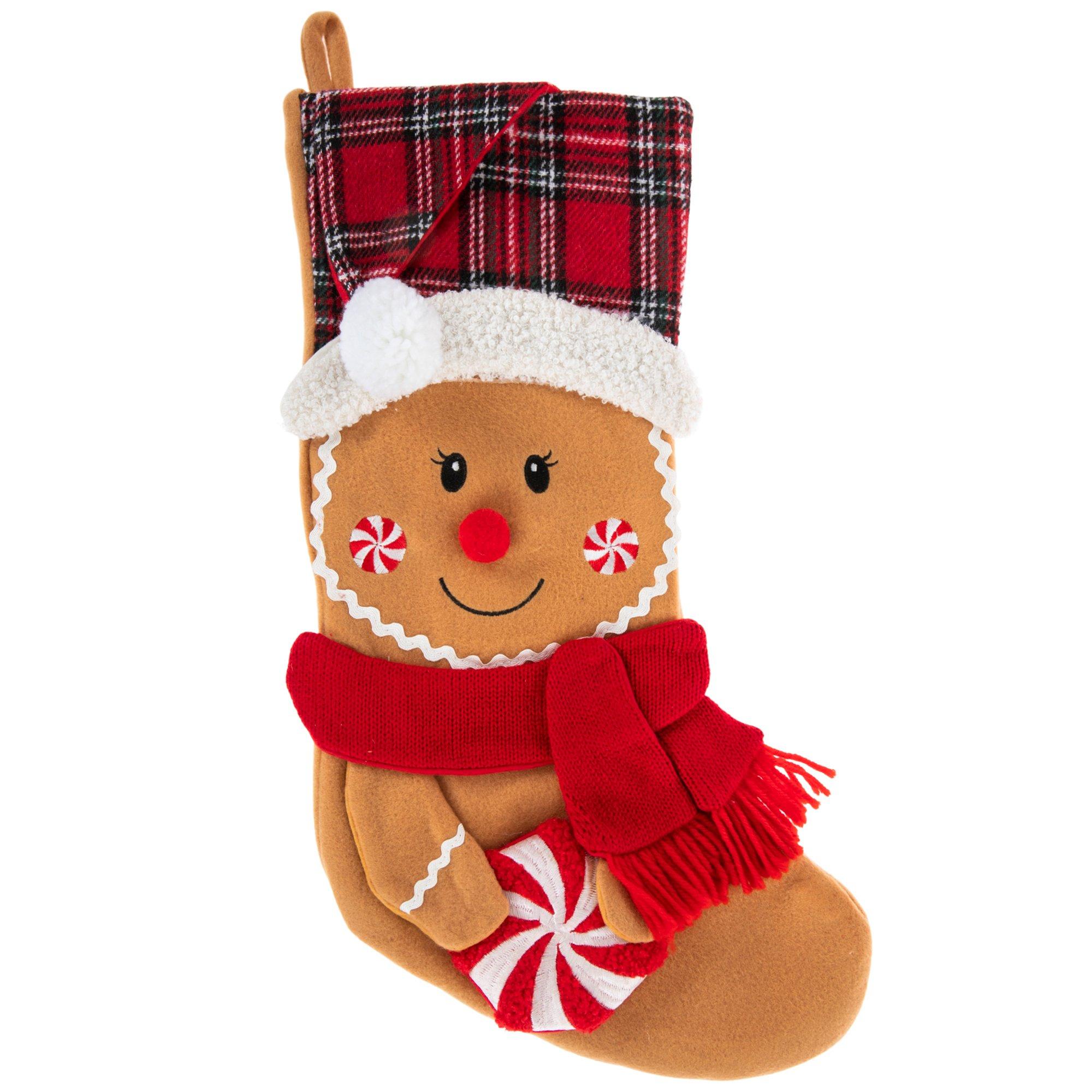 Gingerbread & Peppermint Candy Stocking | Hobby Lobby | 205975503