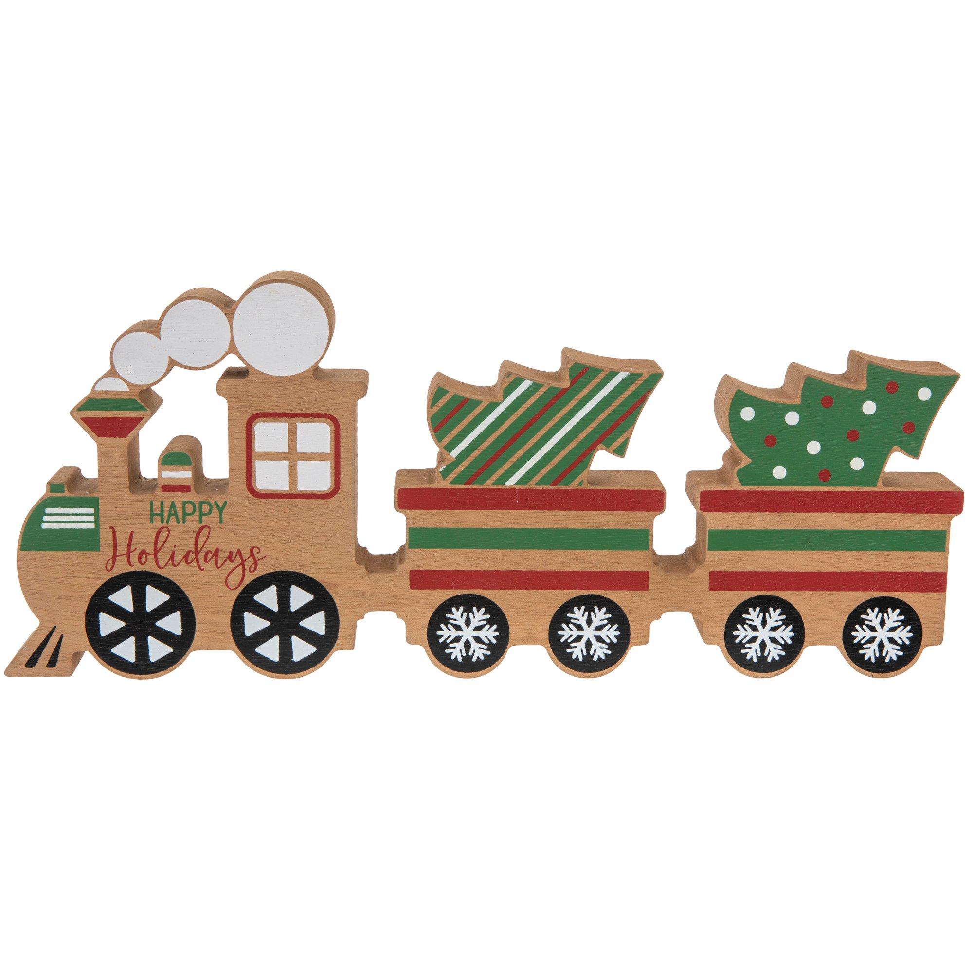 Happy Holidays Train Wood Decor | Hobby Lobby | 205980834