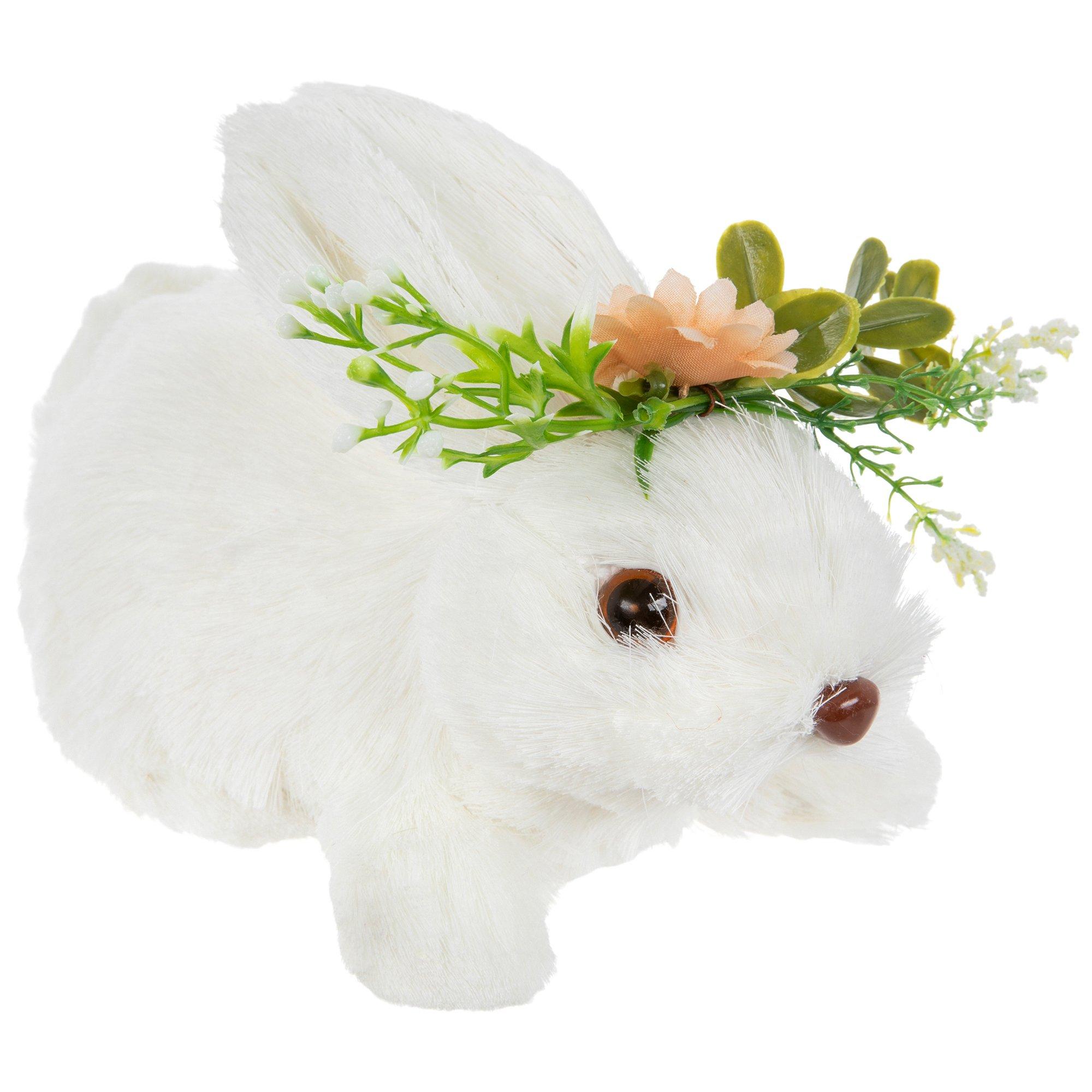 White Floral Easter Bunny | Hobby Lobby | 205992748