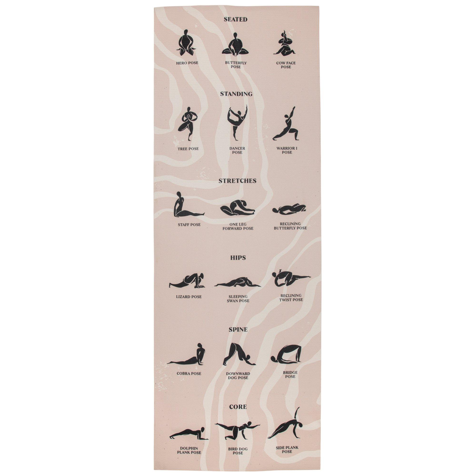 Yoga Poses Yoga Mat | Hobby Lobby | 206010706