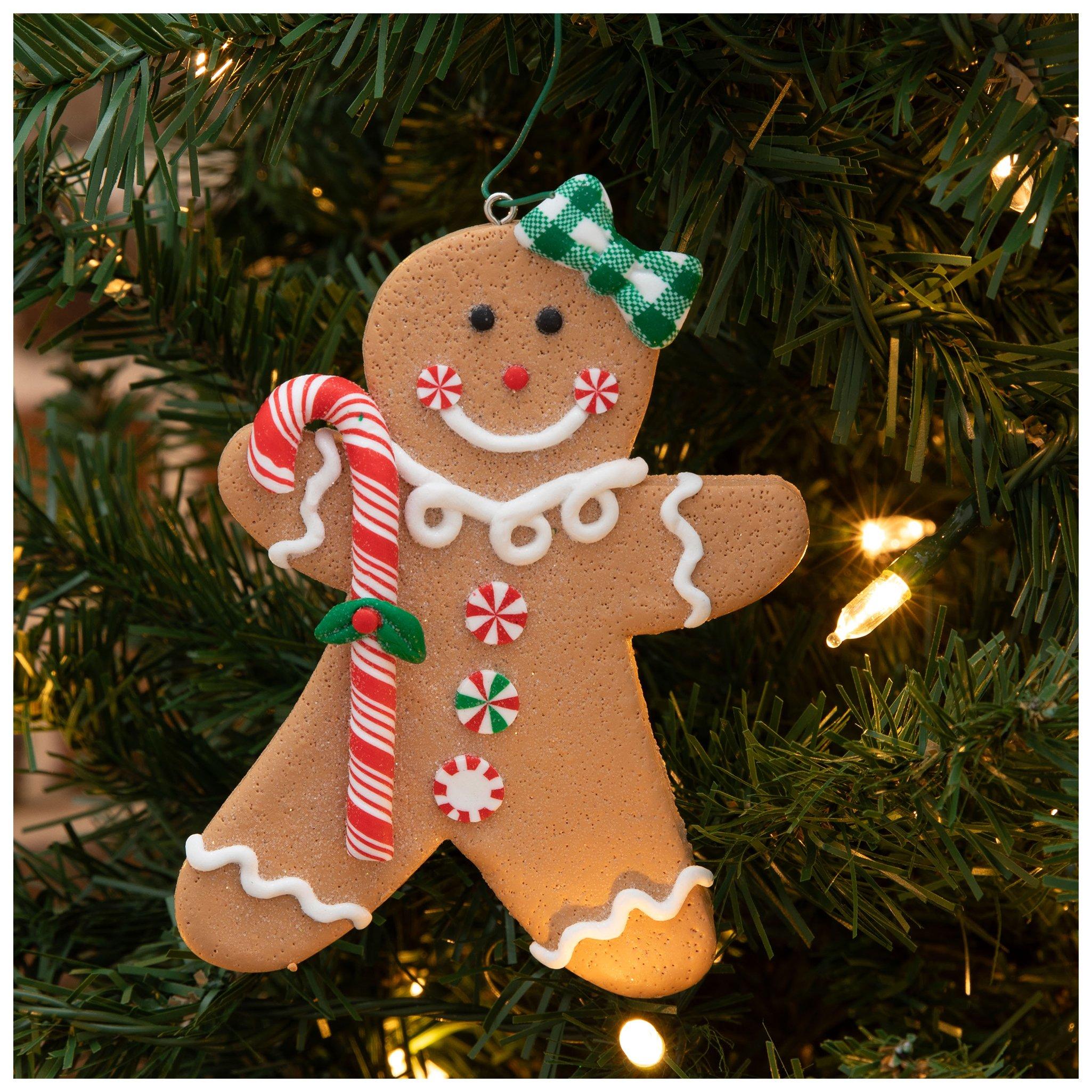 Candy Cane Gingerbread Man Ornament | Hobby Lobby | 206081483